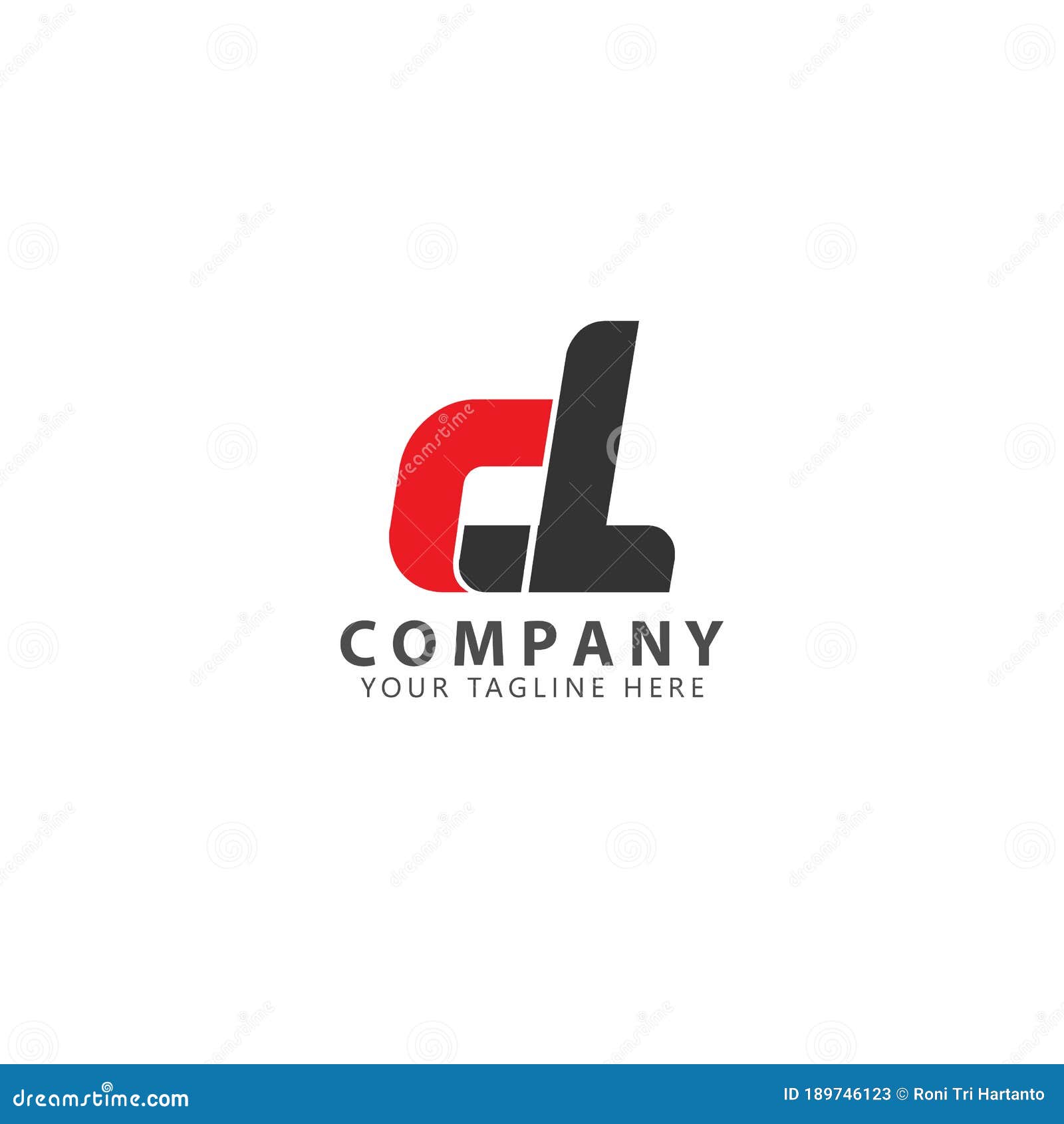 Initial Dl Logo Design Inspiration Stock Illustration - Illustration of ...