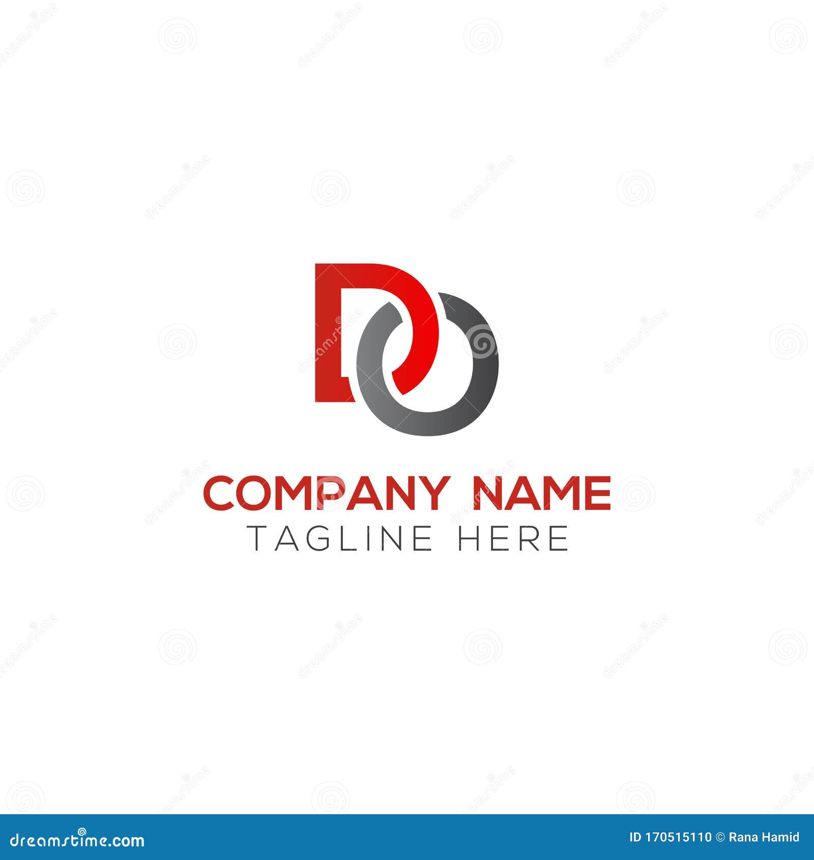 Initial DO Letter Logo with Creative Modern Business Typography Vector ...