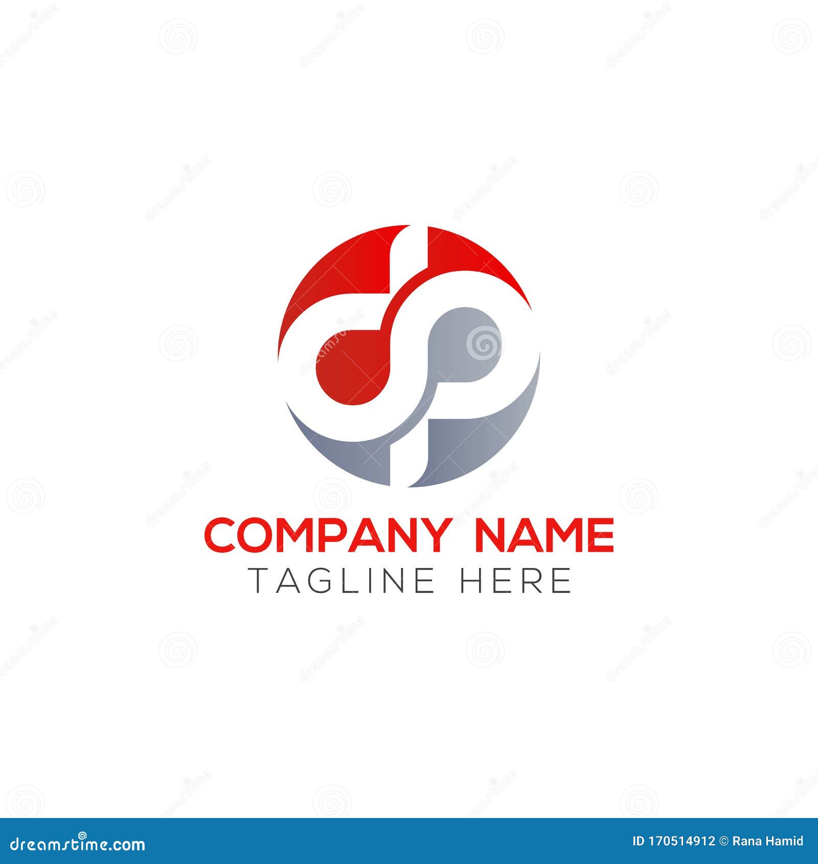 Initial DP Letter Logo with Creative Modern Business Typography Vector ...