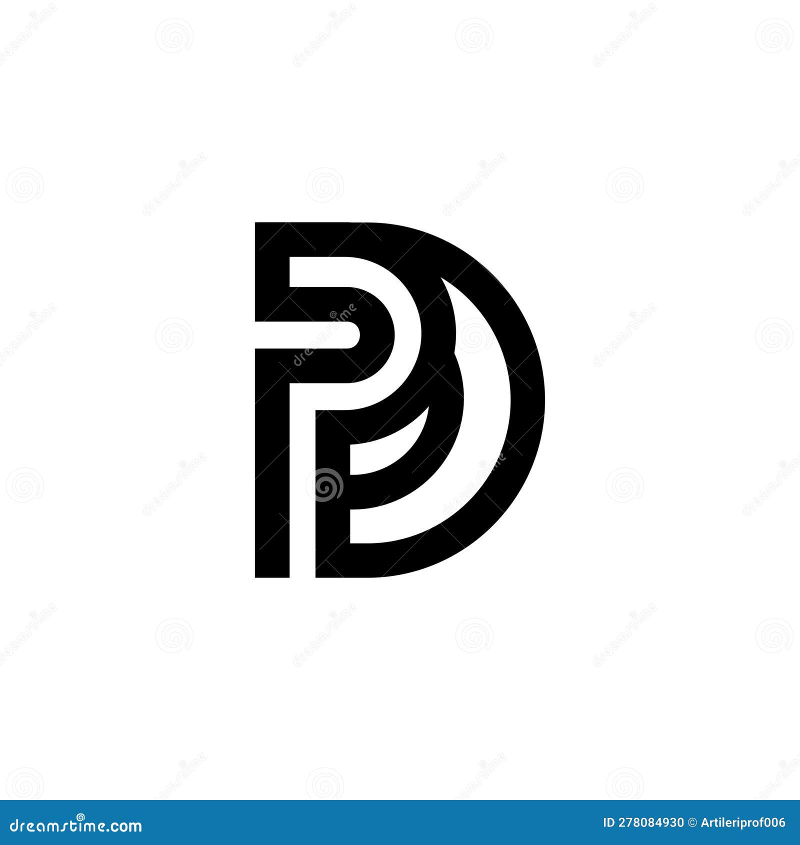 Initial DP Line Simple Monogram Logos. Vector Stock Initial DP Logos ...