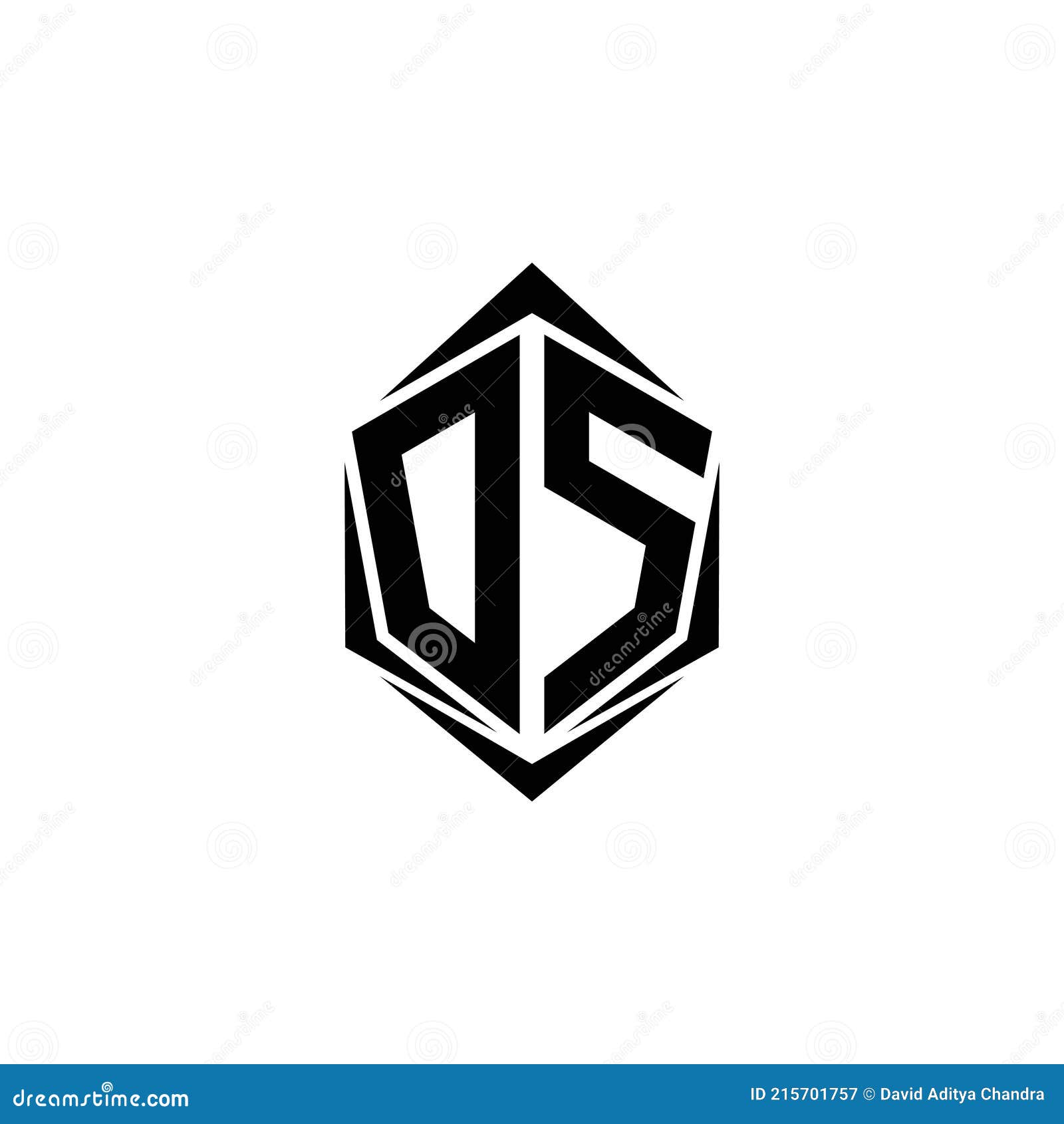Initial DS Logo Design, Initial DS Logo Design with Shield Style, Logo ...