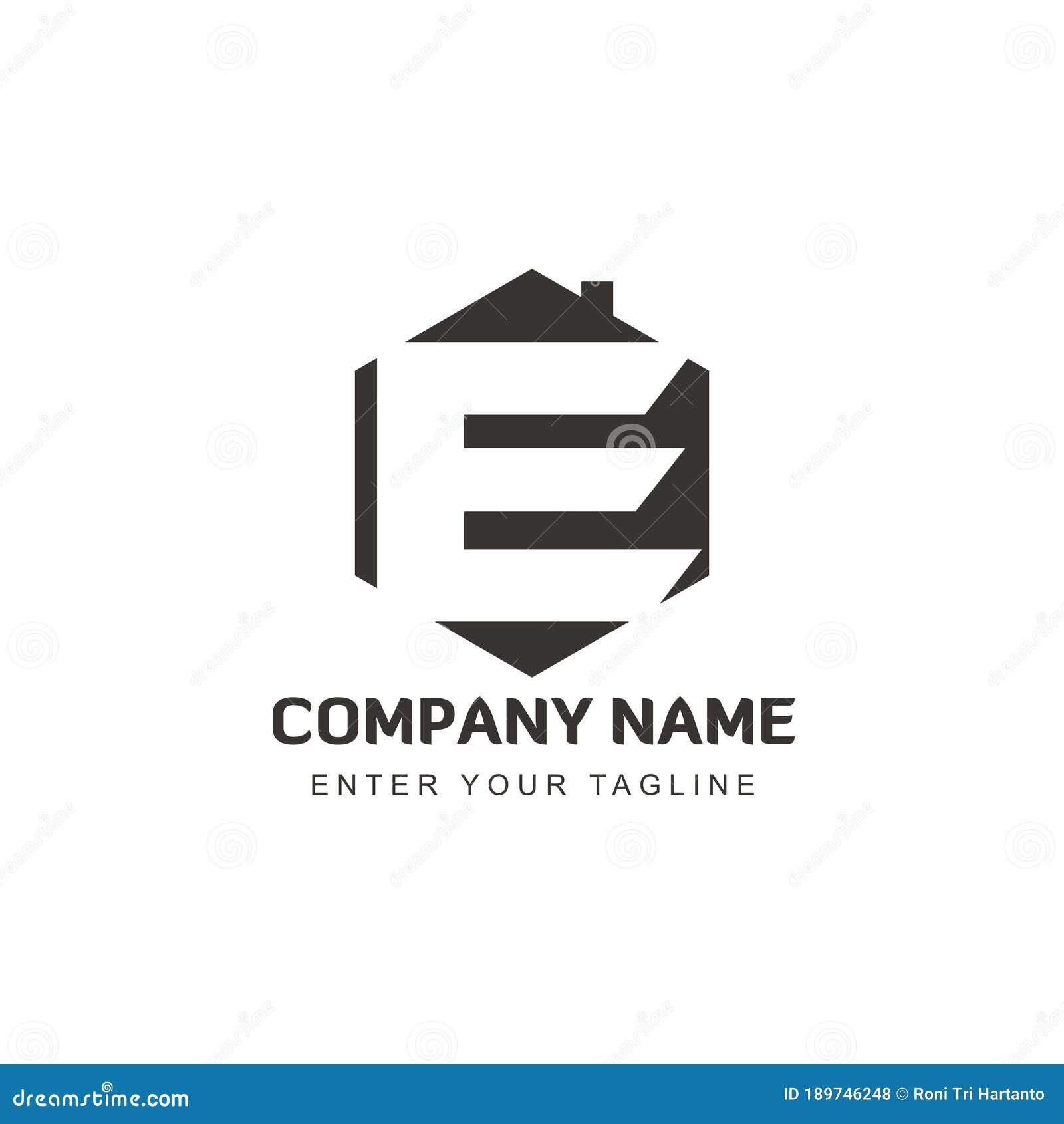 Initial E Logo Design Inspiration Stock Illustration - Illustration of ...