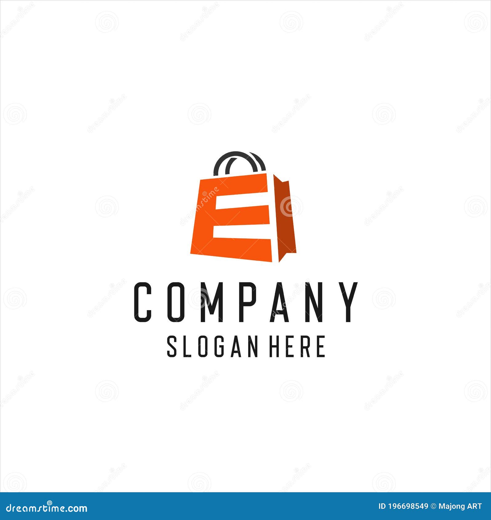 Initial E Shop Logo Designs Template. Illustration Vector Graphic Stock ...