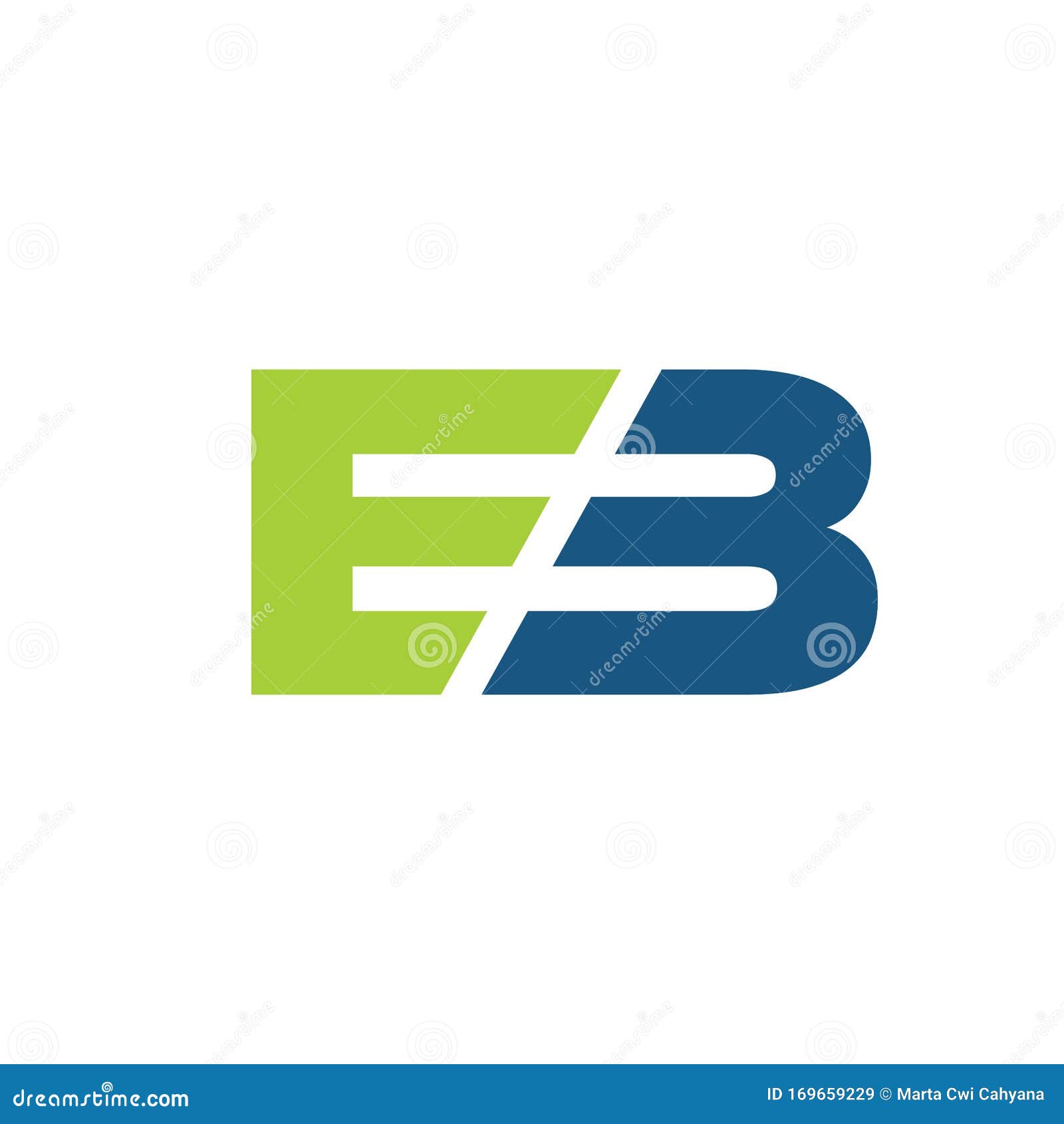 Initial EB Letter Logo Vector Template Stock Vector - Illustration of ...