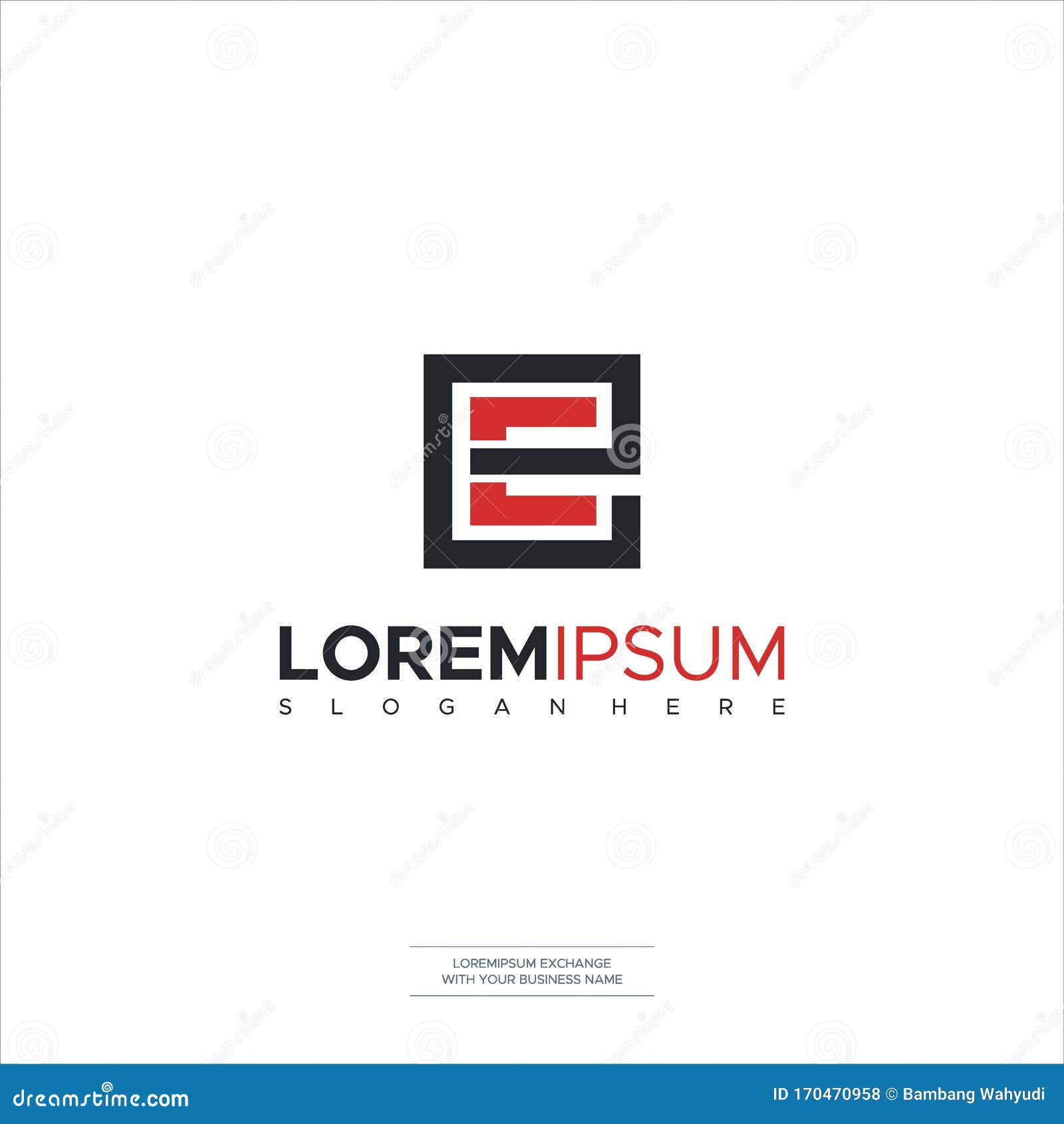 Initial EE Letter Logo Design Modern Shape Logo Design Template Element ...