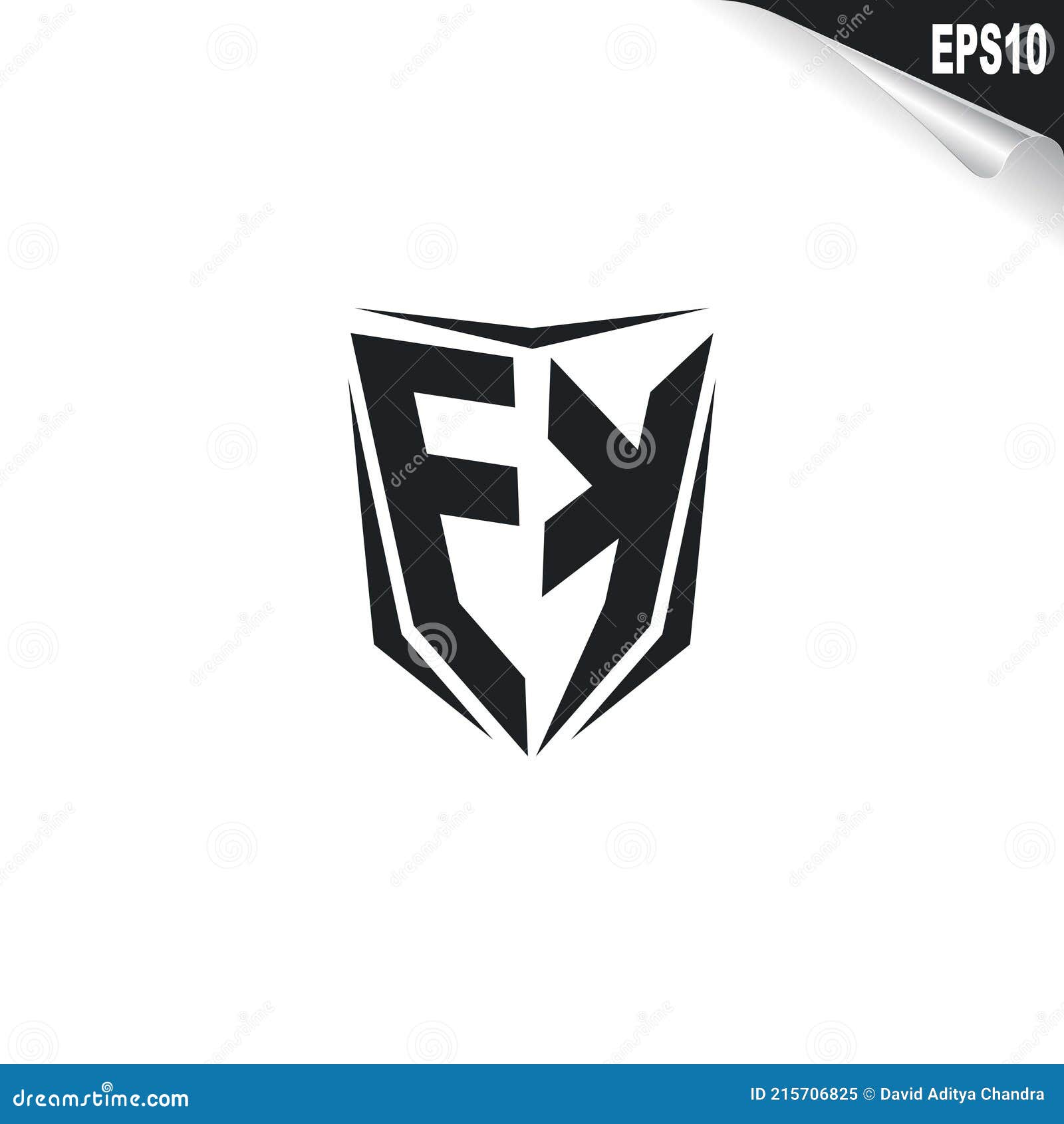 Initial EK Logo Design with Shield Style, Logo Business Branding Stock ...