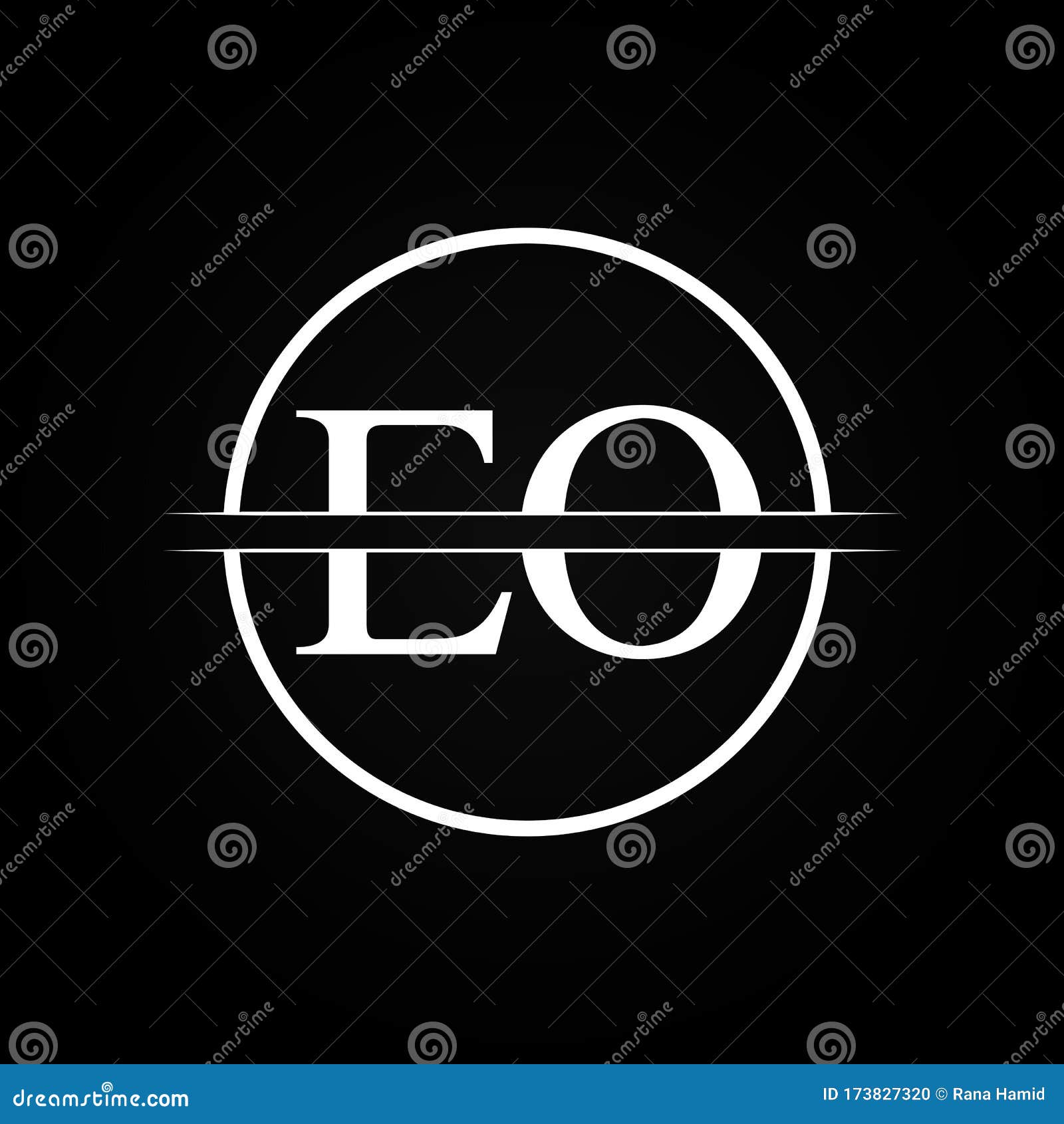 Initial EO Letter Linked Logo Business Vector Template. Creative Letter ...