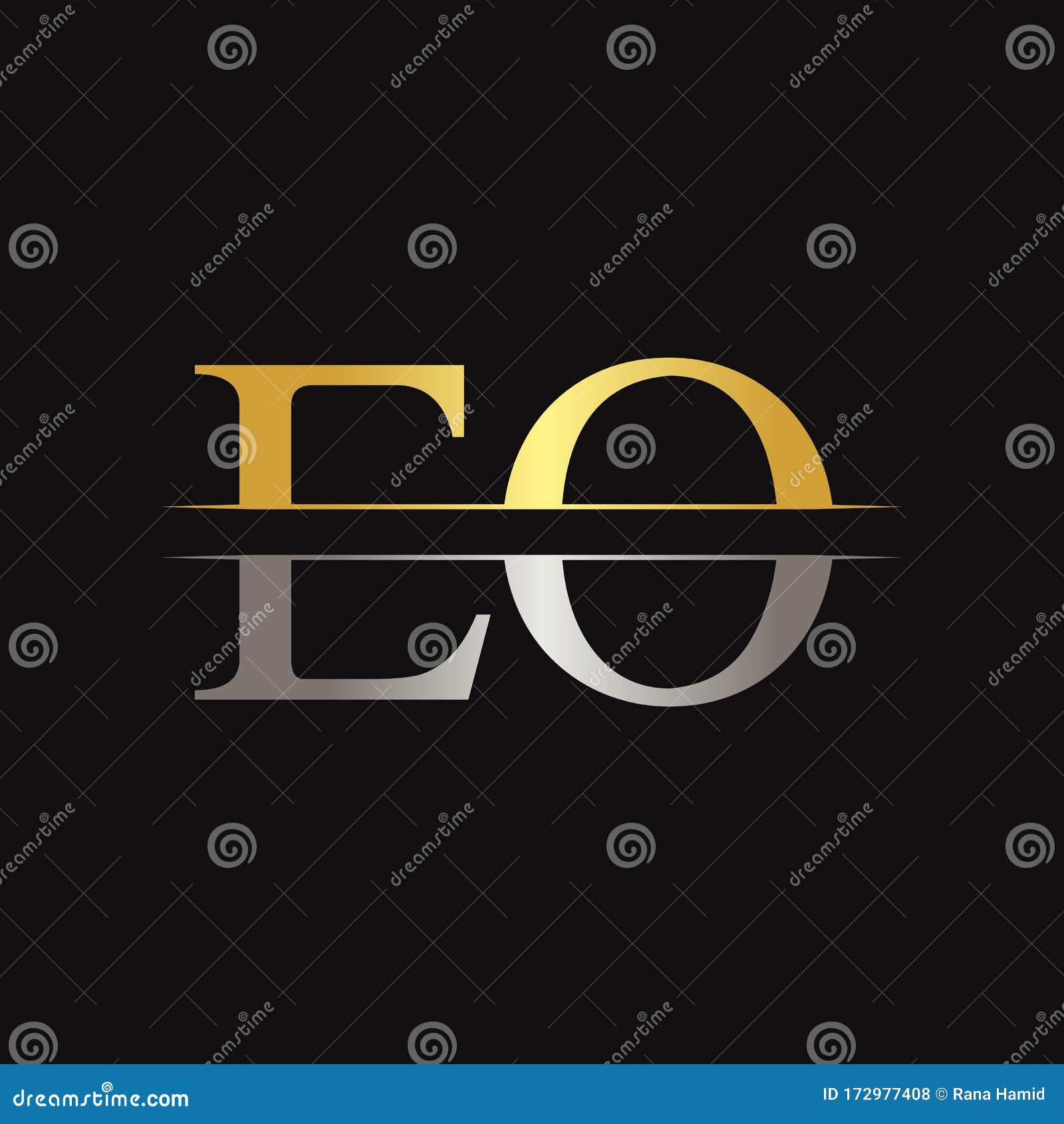 Initial EO Letter Linked Logo Business Vector Template. Creative Letter EO Logo Design Stock ...