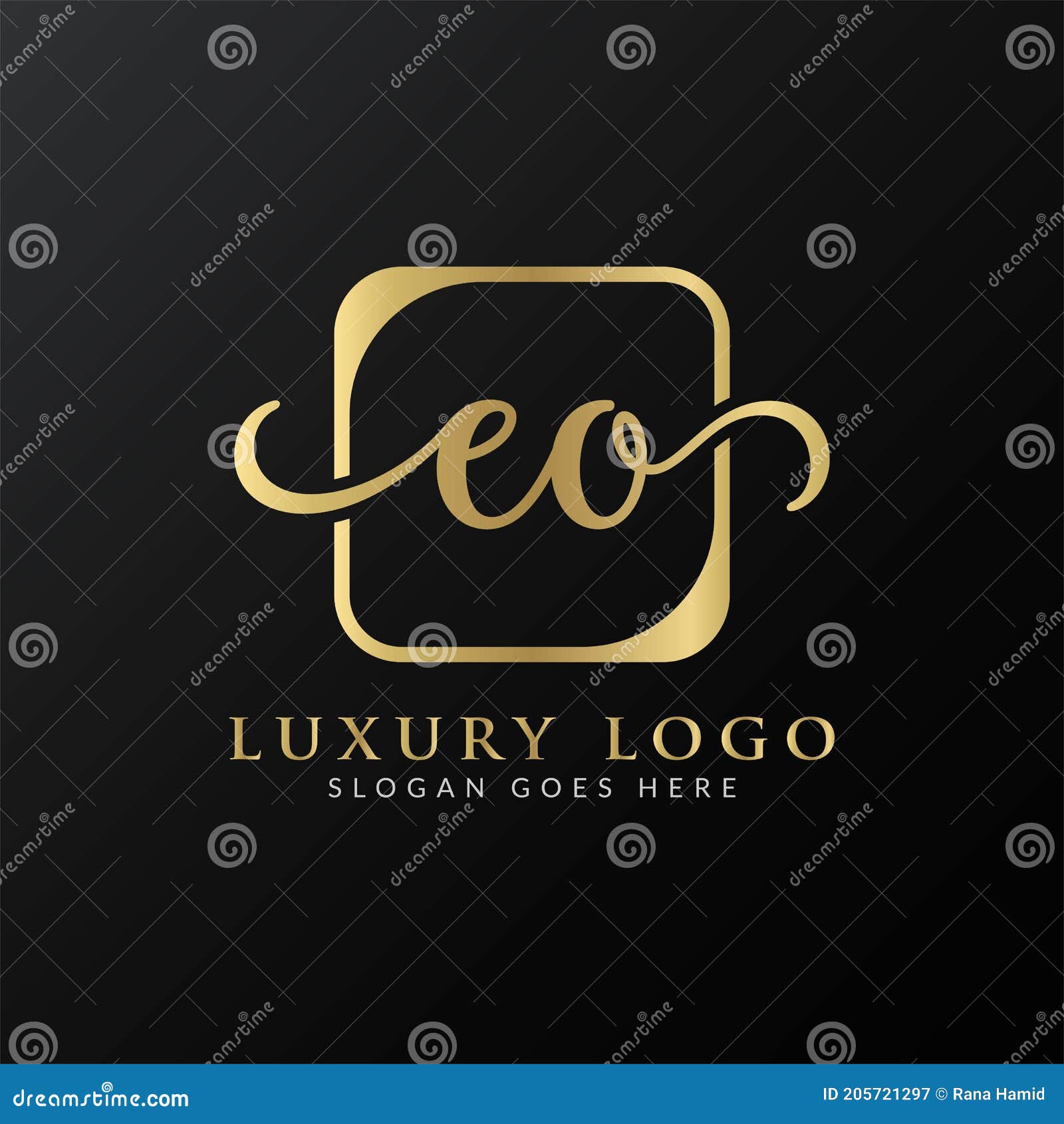 Initial EO Letter Logo Creative Modern Typography Vector Template ...