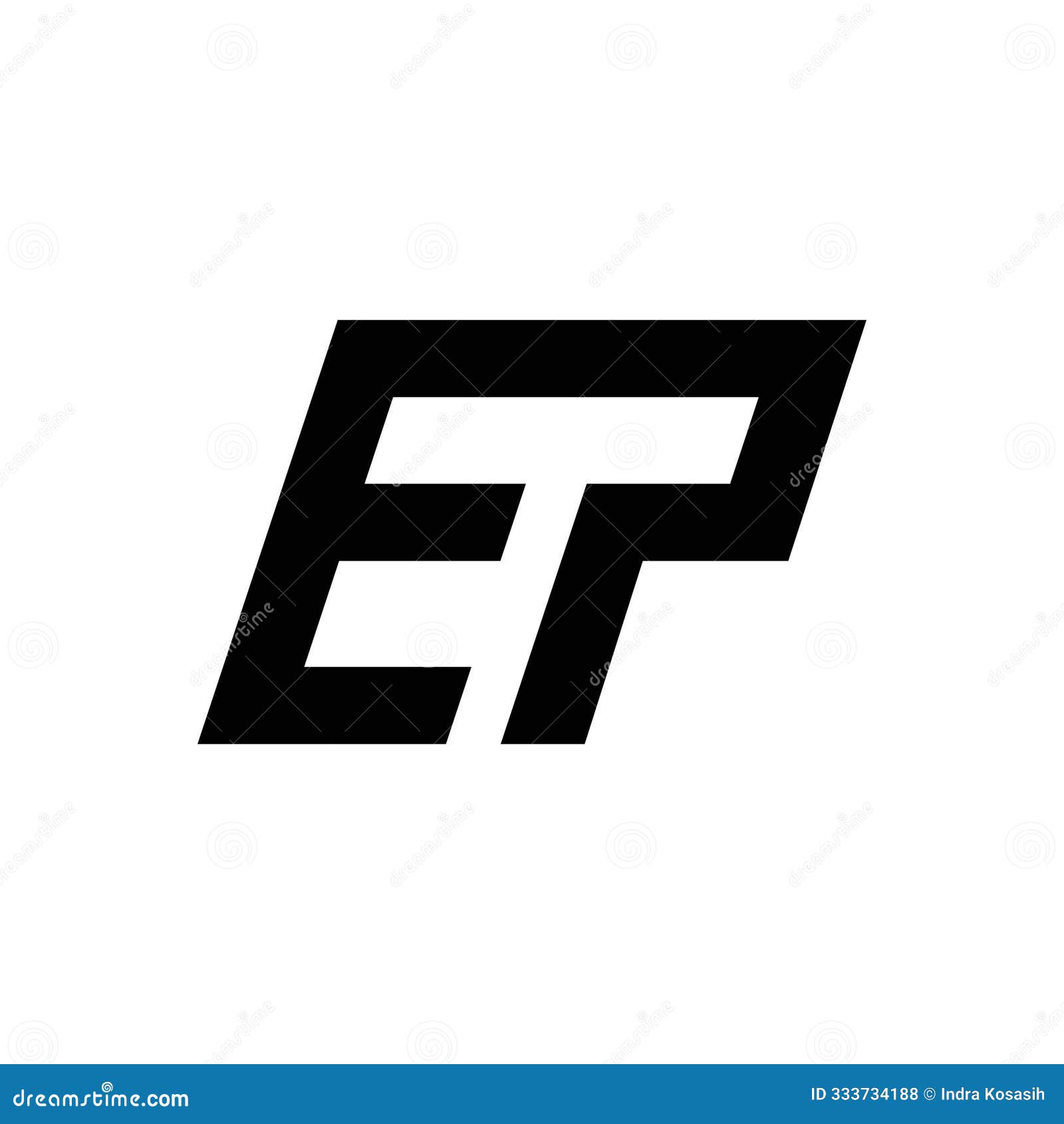 Initial Ep Letter Logo Vector Icon Illustration Stock Illustration ...