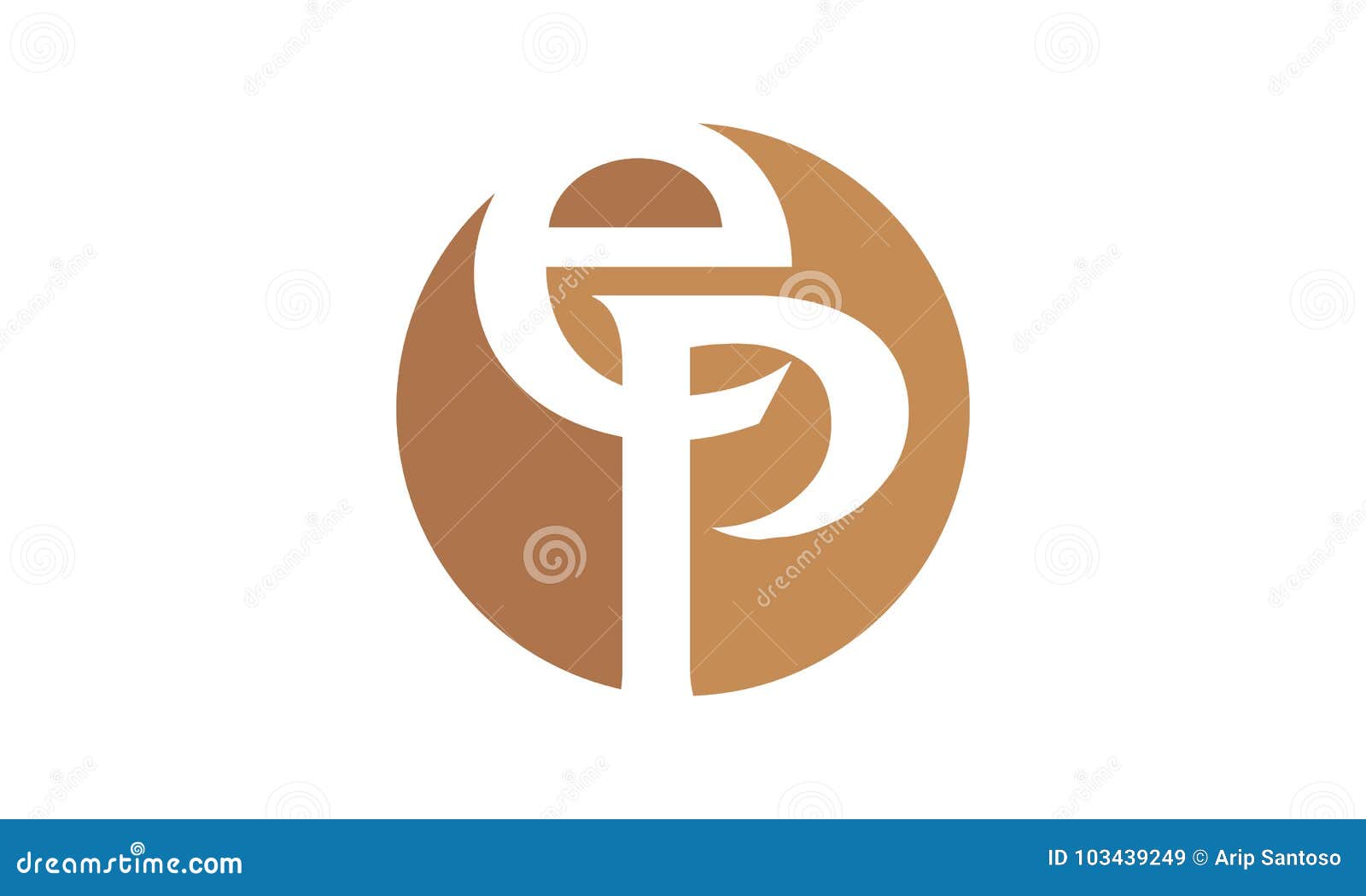 Initial EP Template stock vector. Illustration of chart - 103439249