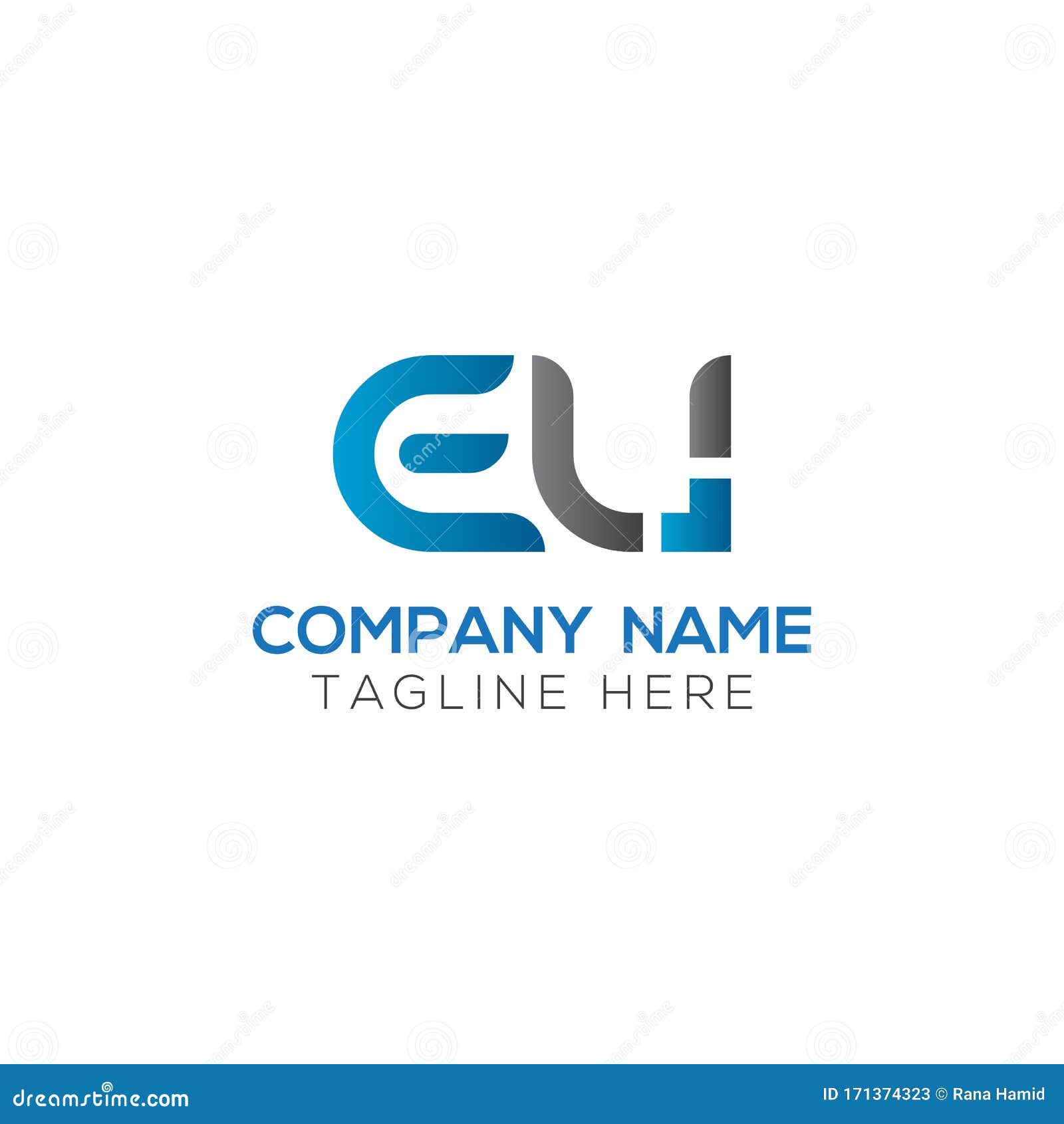 Initial EV Letter Logo with Creative Modern Business Typography Vector ...