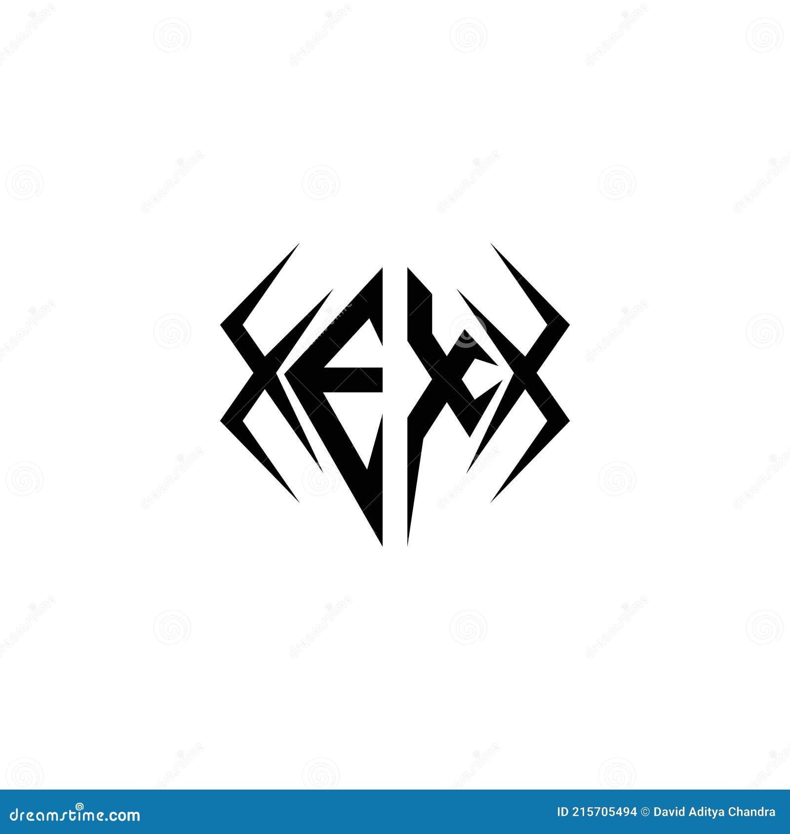 Initial EX Logo Design with Cool Style, Logo Business Branding Stock ...