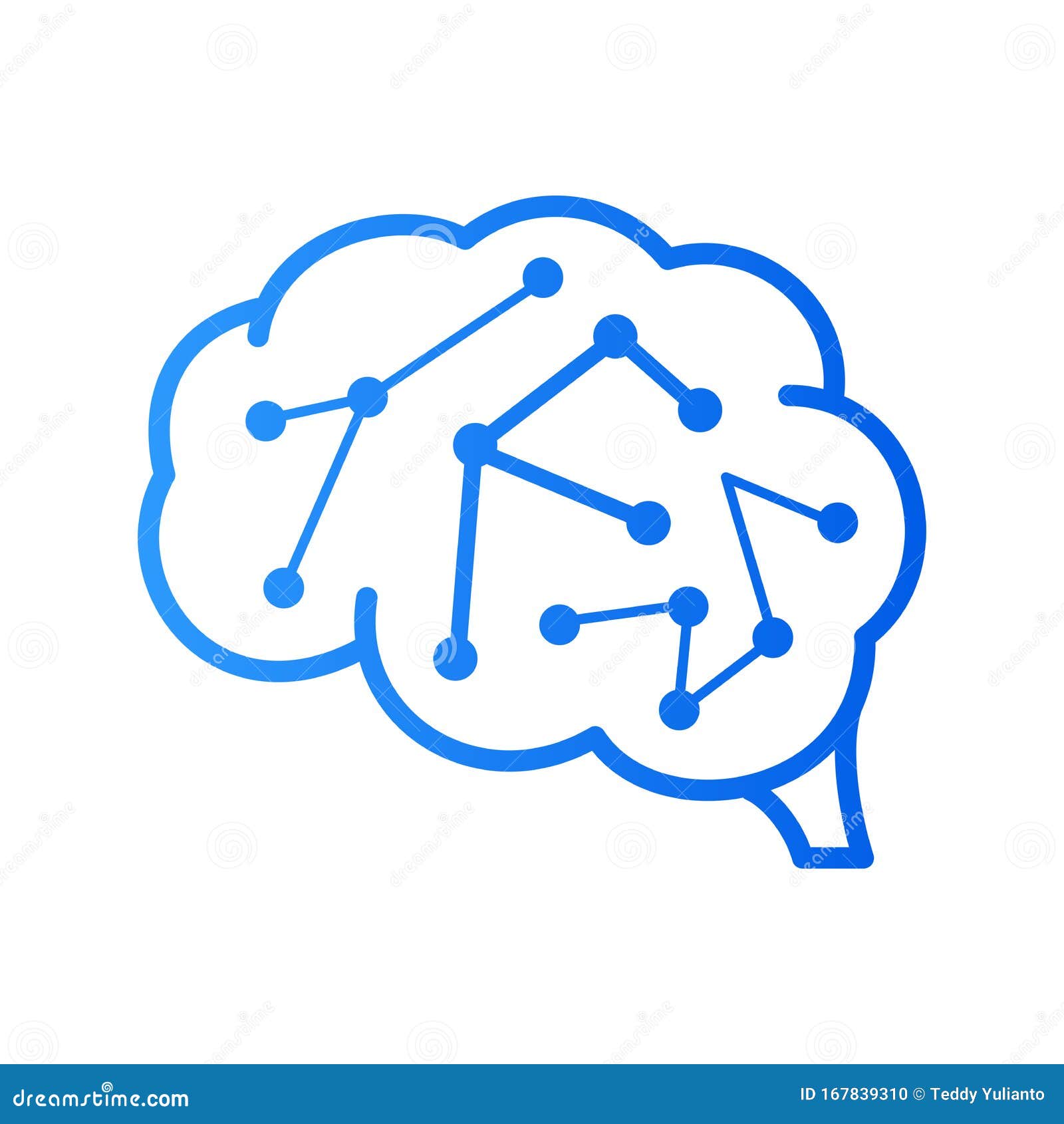 Initial F brain logo stock vector. Illustration of finance - 167839310