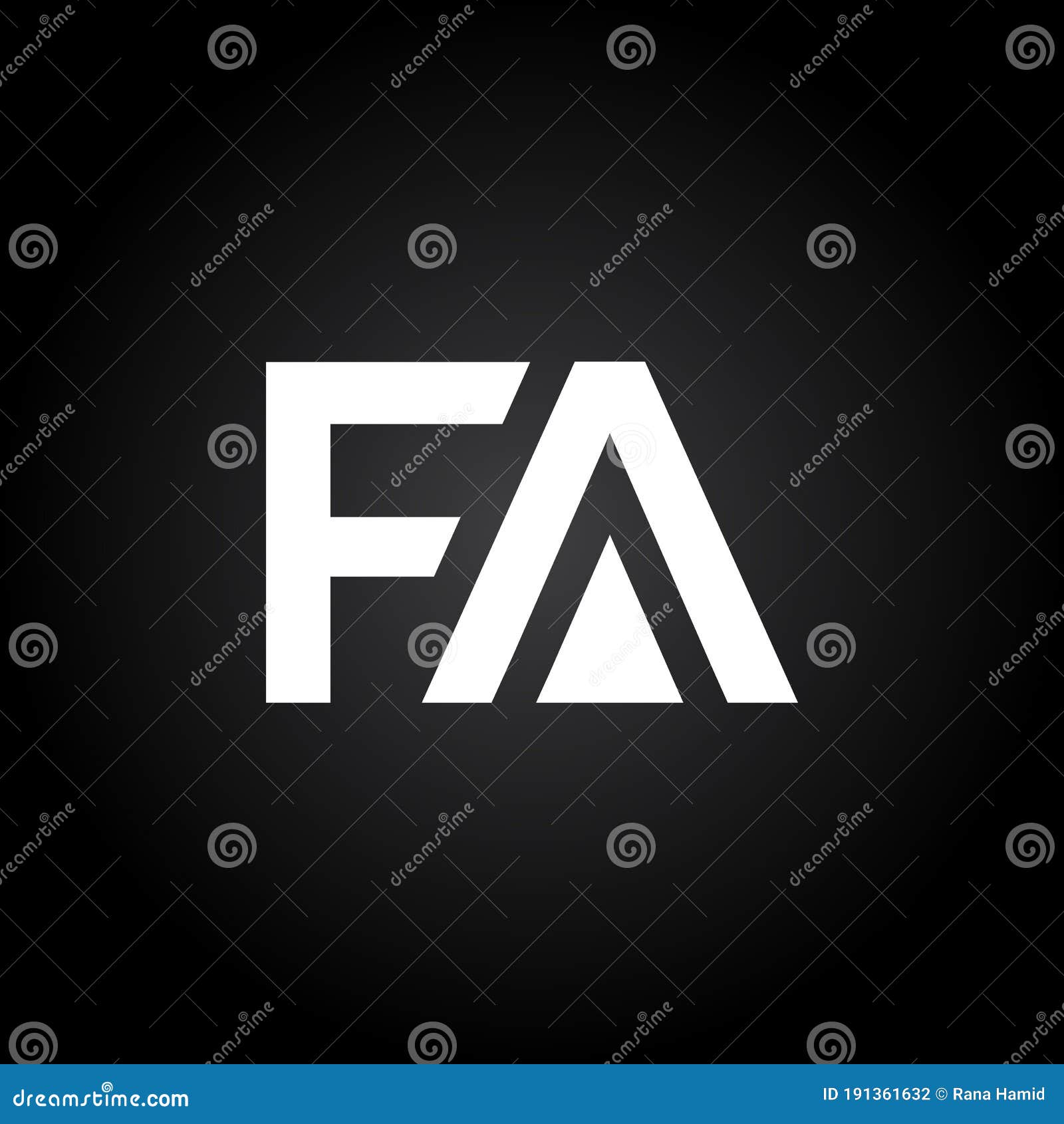 Fa Letter Logo Stock Illustrations – 1,437 Fa Letter Logo Stock ...
