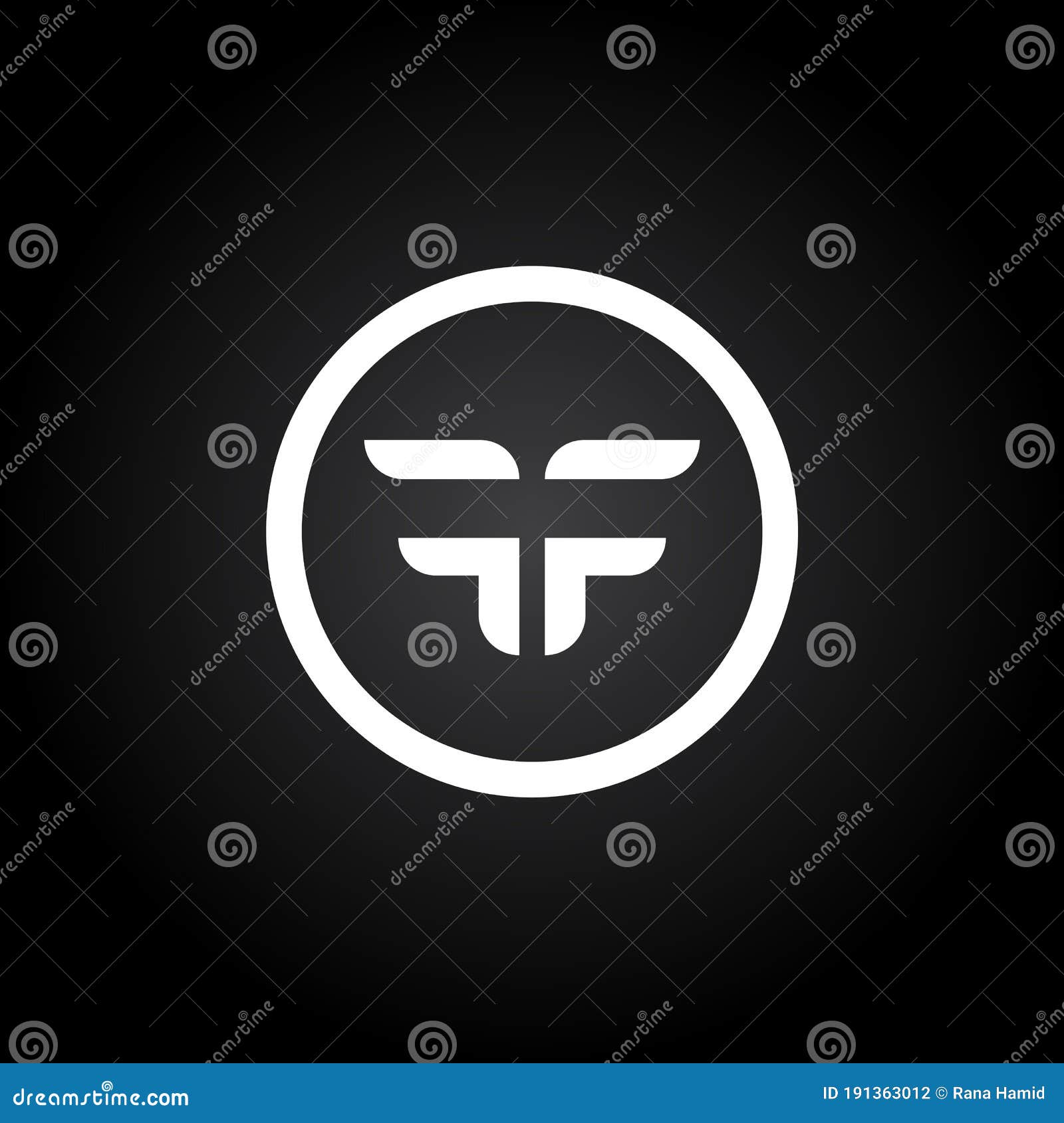 Initial FF Letter Logo with Creative Modern Business Typography Vector ...