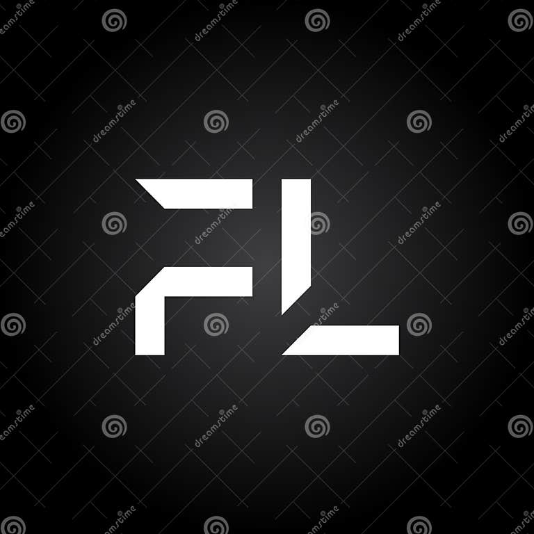 Initial FL Letter Logo with Creative Modern Business Typography Vector ...