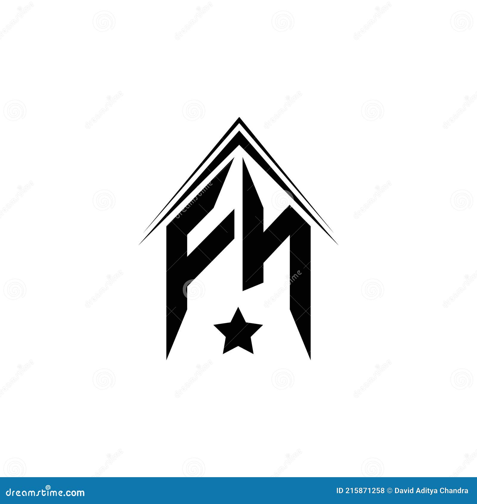 Initial FN Logo Design with Shape Style, Logo Business Branding Stock ...