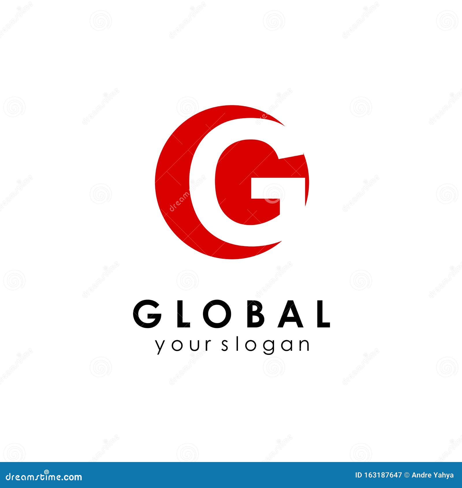 Initial G Logo Template, Design Vector Icon Illustration Stock ...