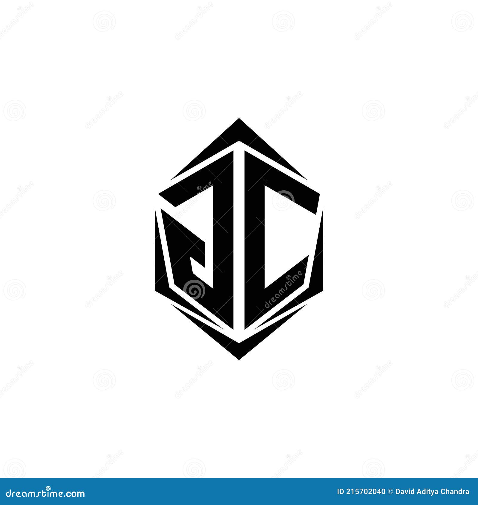 Initial GC Logo Design with Shield Style, Logo Business Branding Stock ...