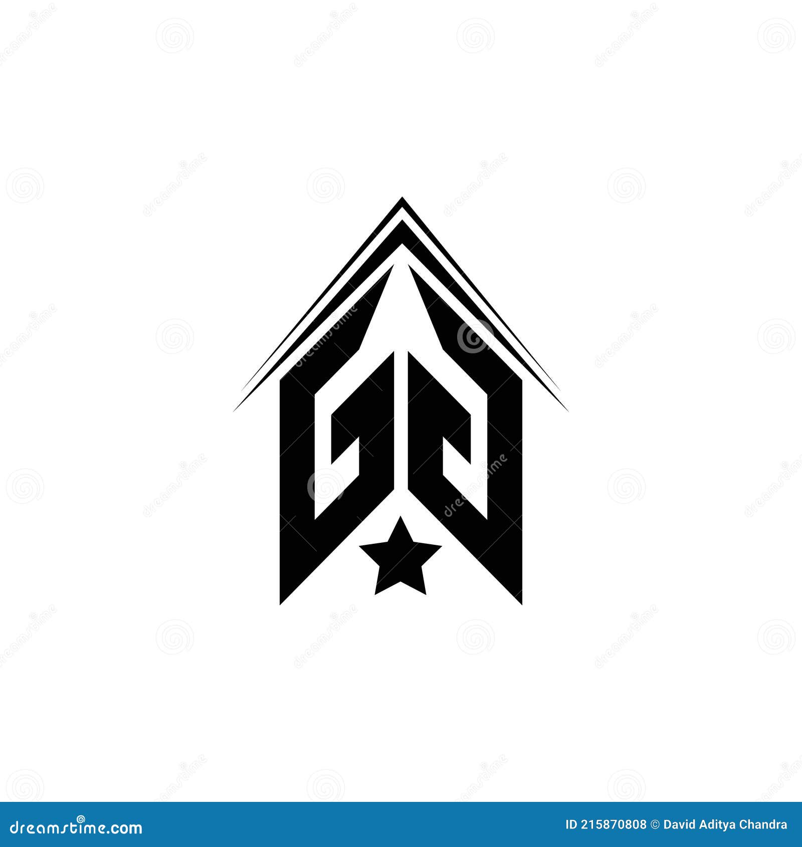 Initial GG Logo Design with Shape Style, Logo Business Branding Stock ...