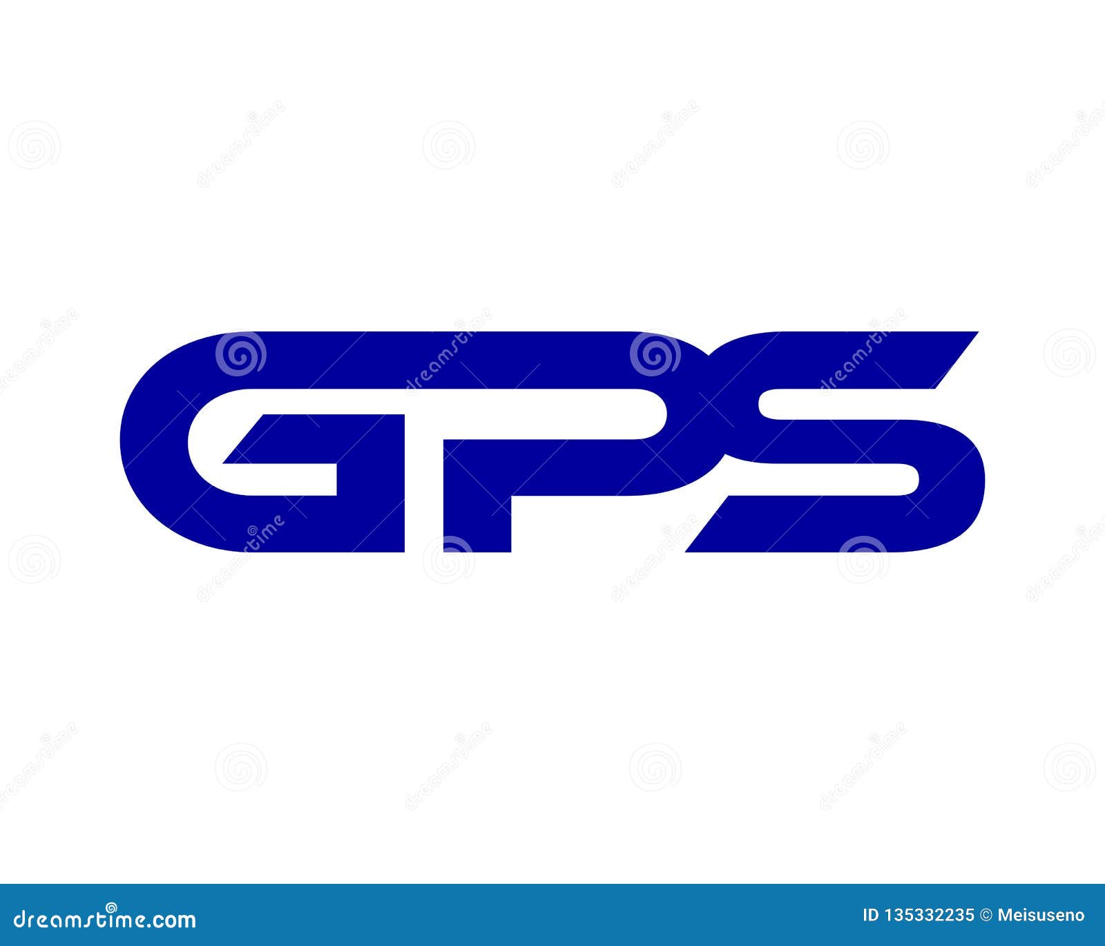 Initial GPS Letter Logo Template Design Vector Stock Vector ...