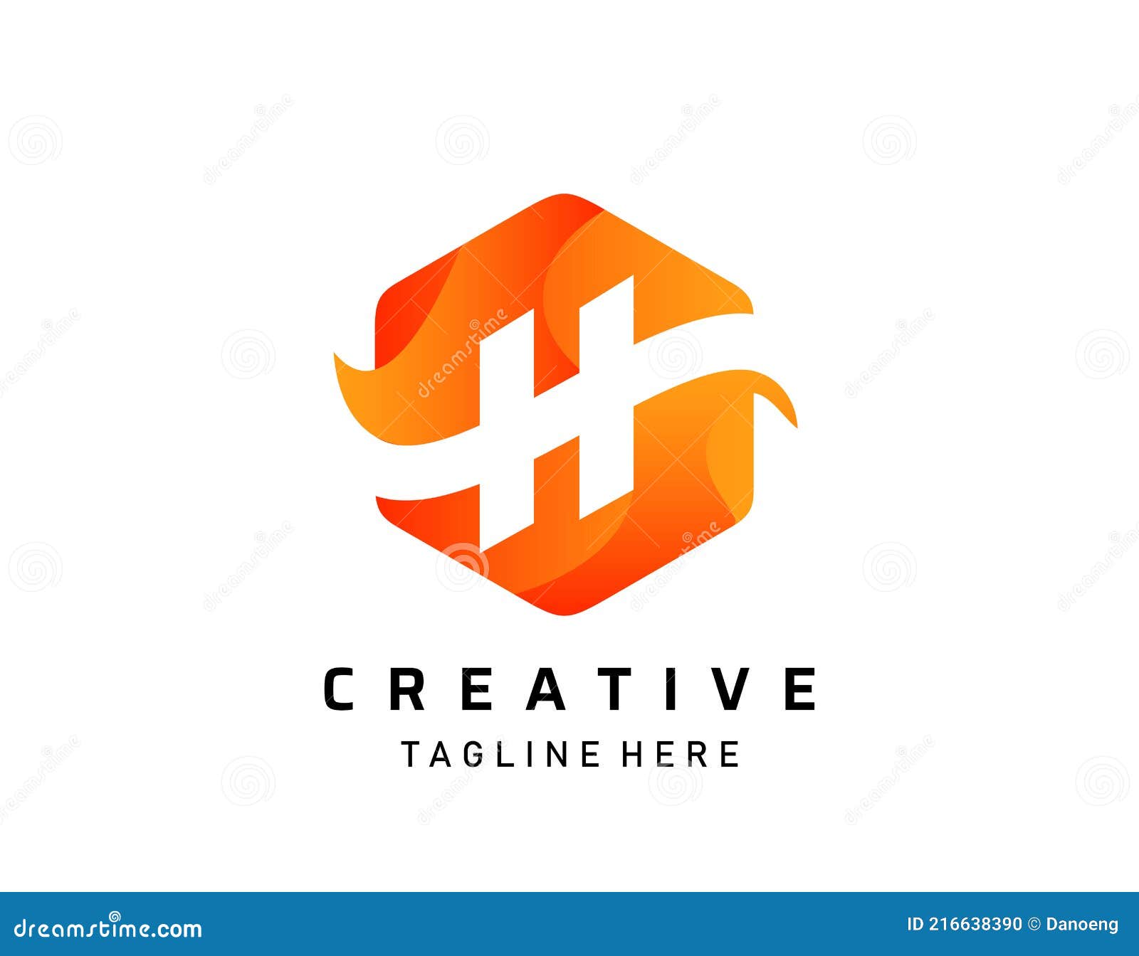 Initial H Flash Technology Logo. Letter H Hexagon Icon Vector Design ...