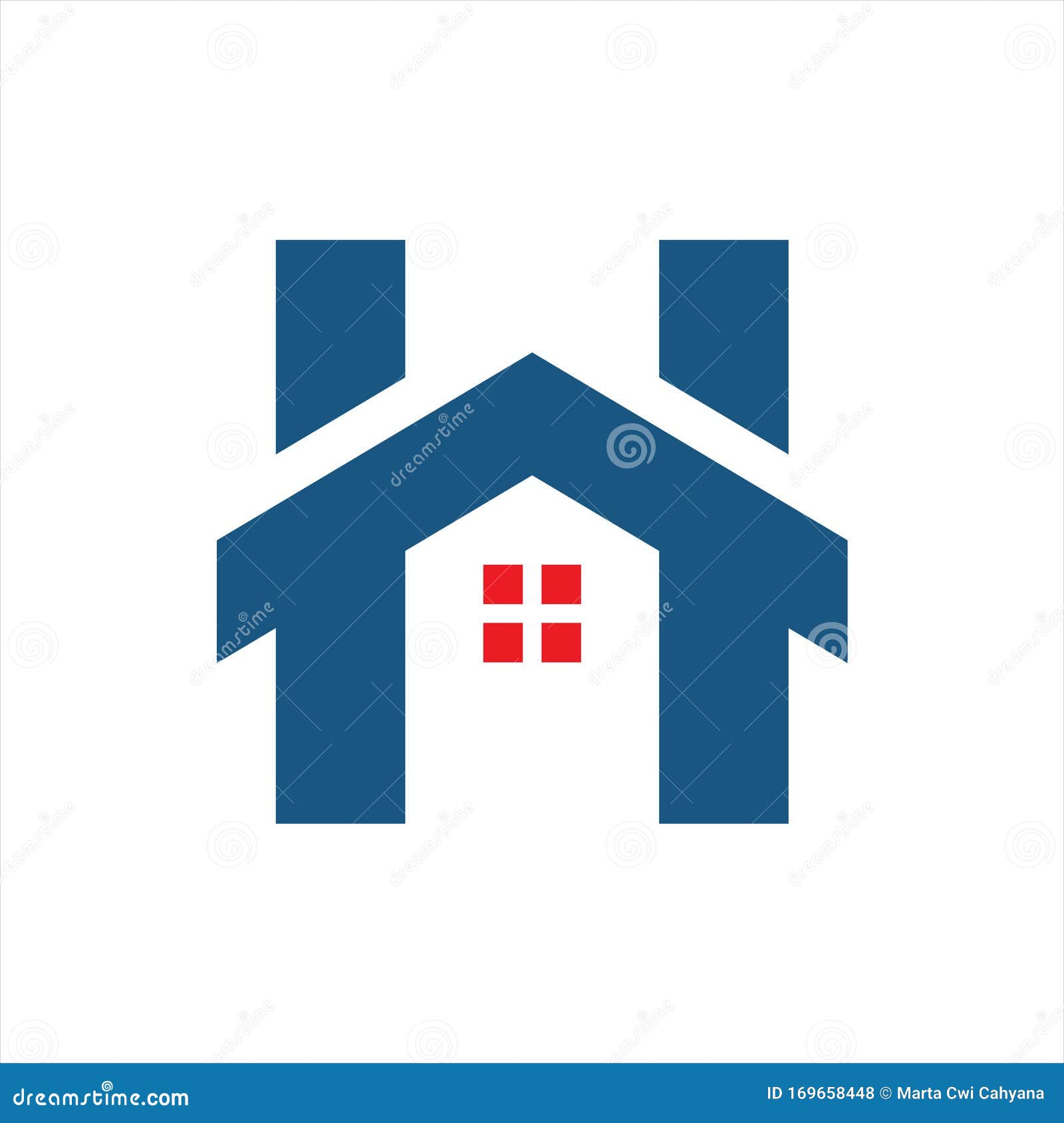 Initial H Home Logo Vector Template Stock Vector - Illustration of ...