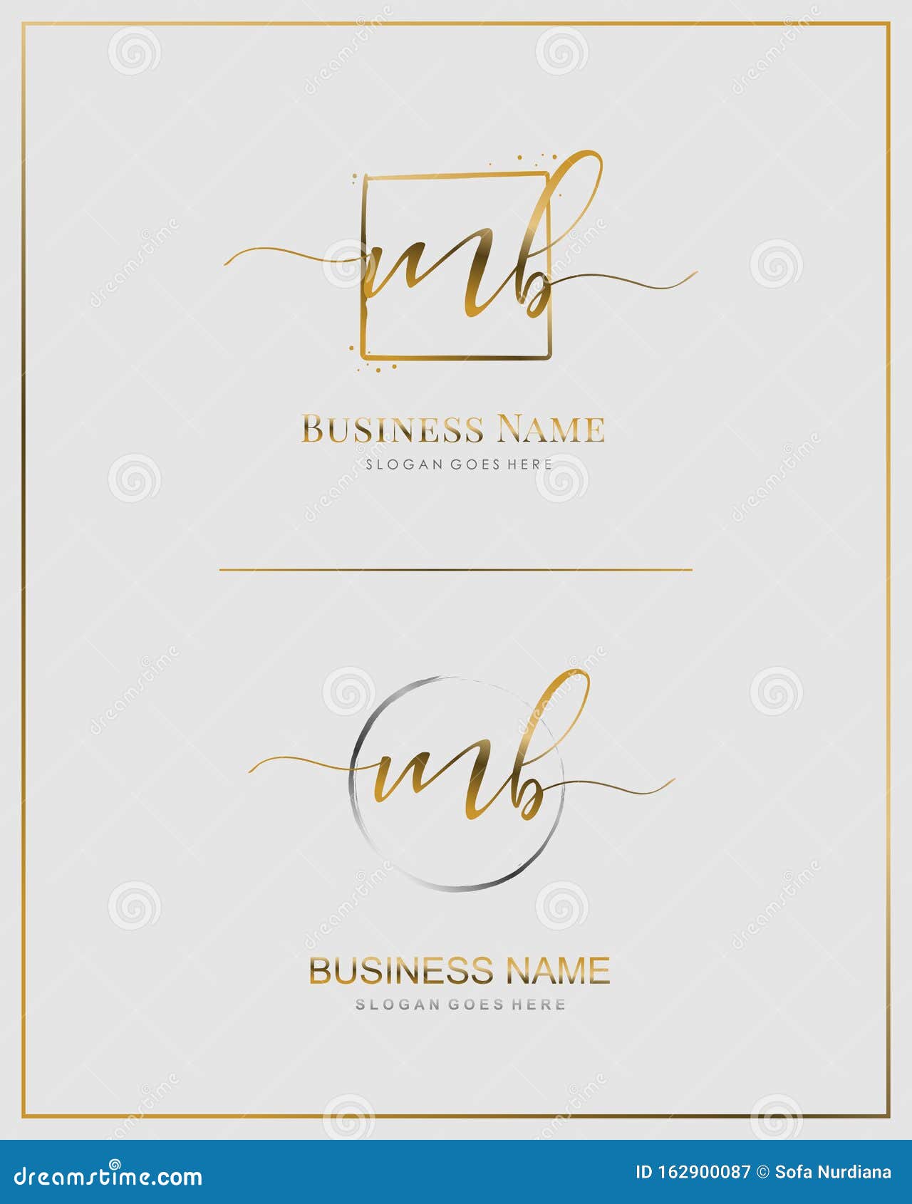 Initial M B MB Handwriting Logo Vector. Letter Handwritten Logo ...