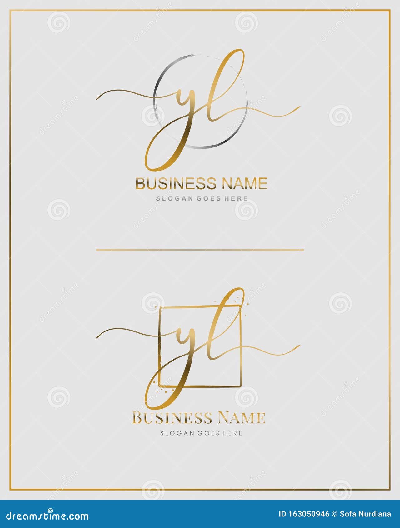 Initial Y L YL Handwriting Logo Vector. Letter Handwritten Logo ...