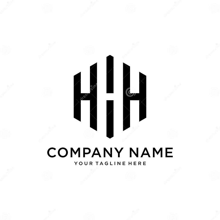 Initial HHH, Hexagon Modern Abstract Element Icon Logo Design Stock ...