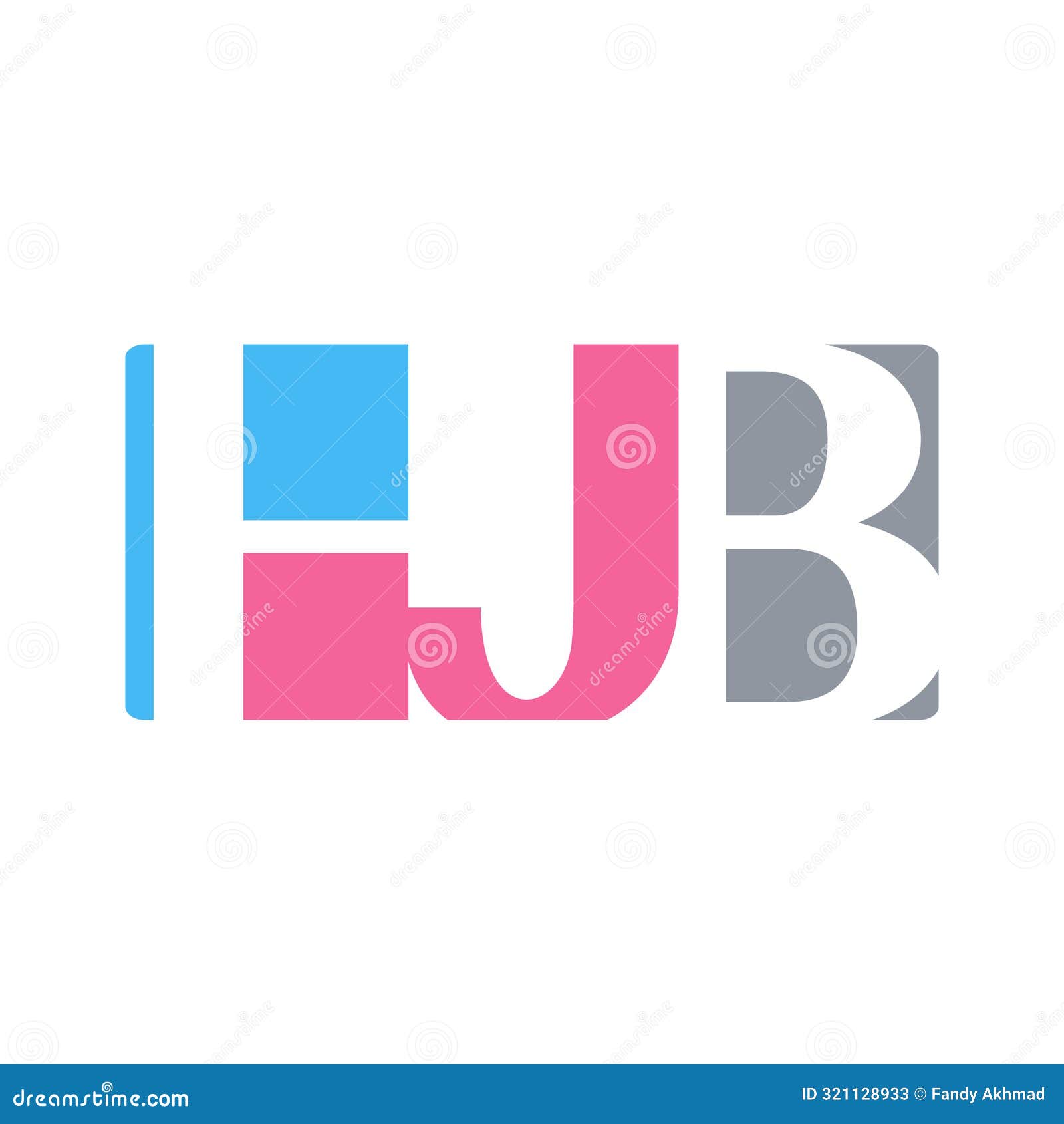 Initial HJB Letter Combined Logo Design Vector Graphic Symbol Sign ...