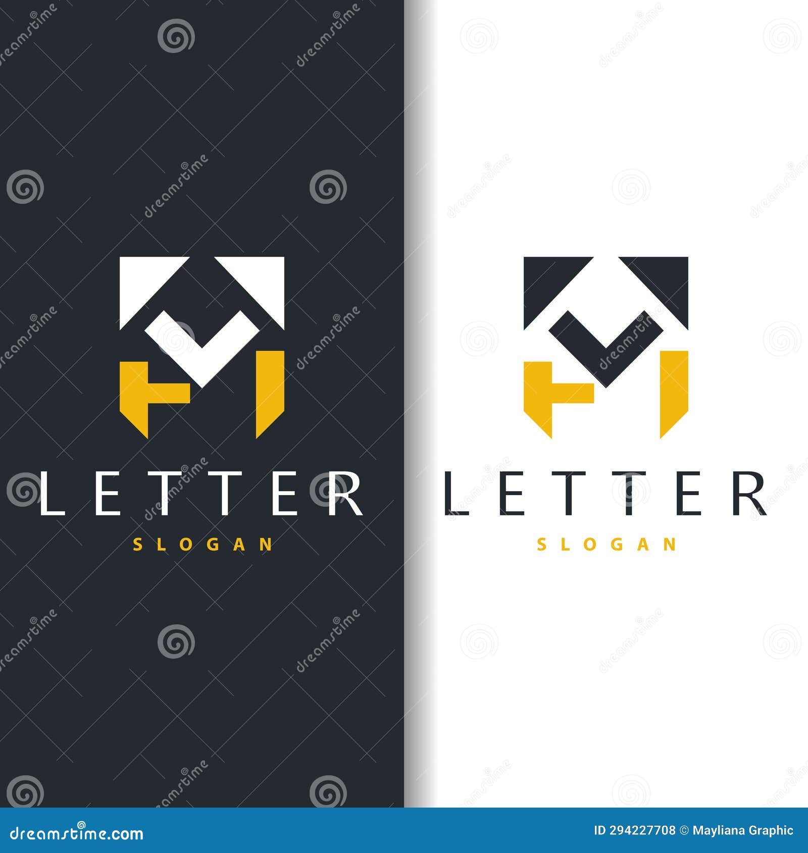 Initial HM Letter Logo, Modern and Luxury Vector Minimalist MH Logo ...