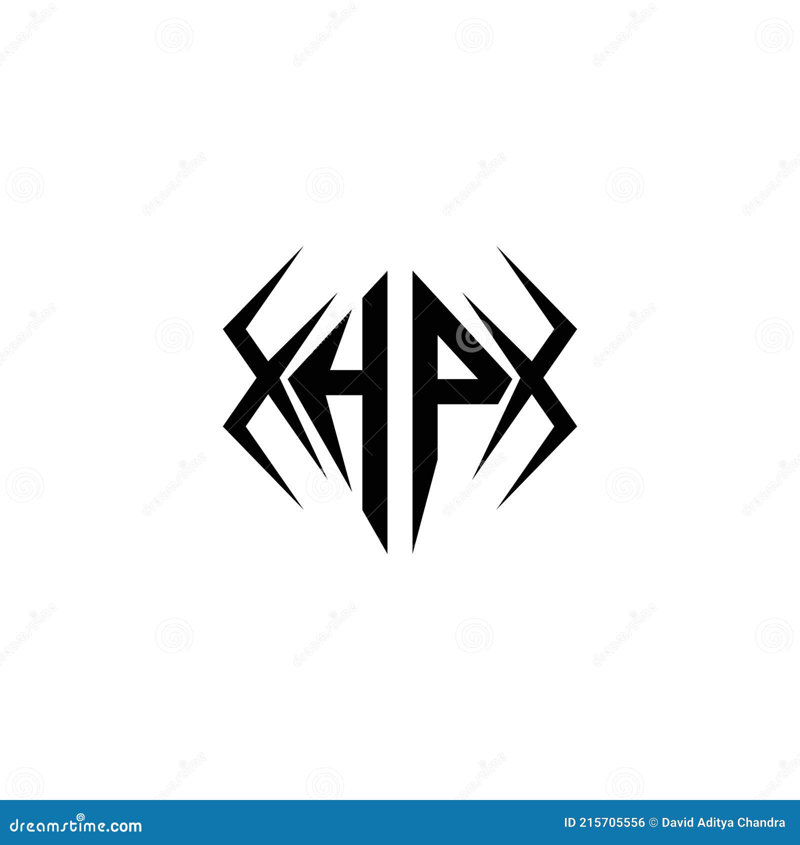 Initial HP Logo Design with Cool Style, Logo Business Branding Stock ...