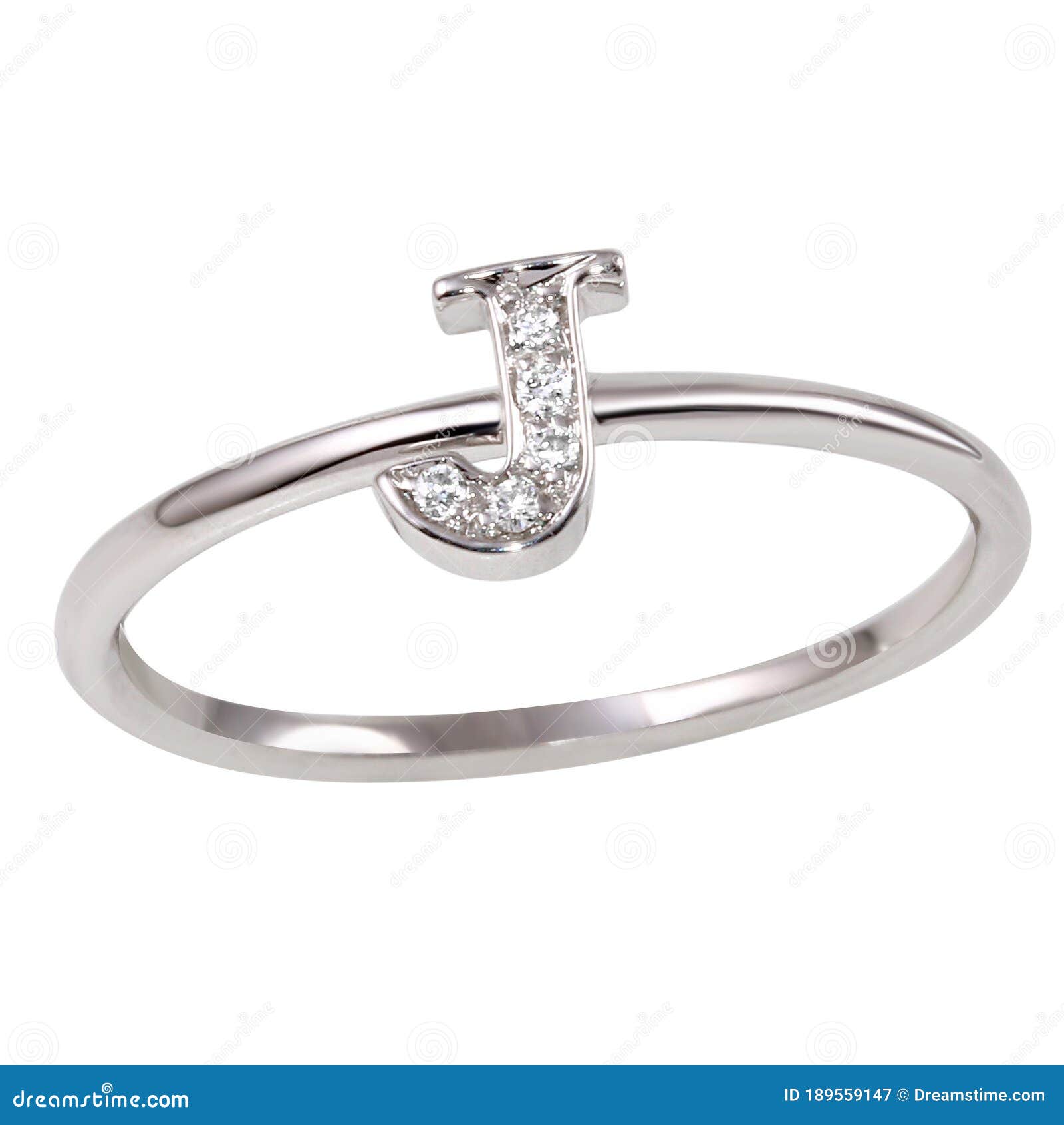 Initial J Ring stock image. Image of ring, monogram - 189559147
