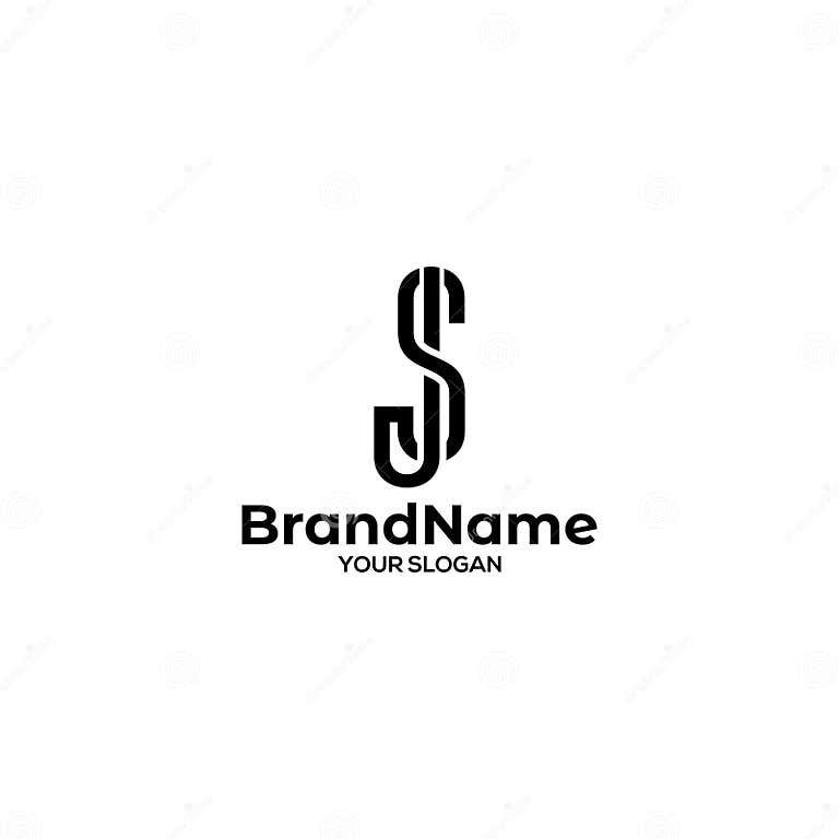 Initial J and S Logo Design Vector Stock Vector - Illustration of icon ...