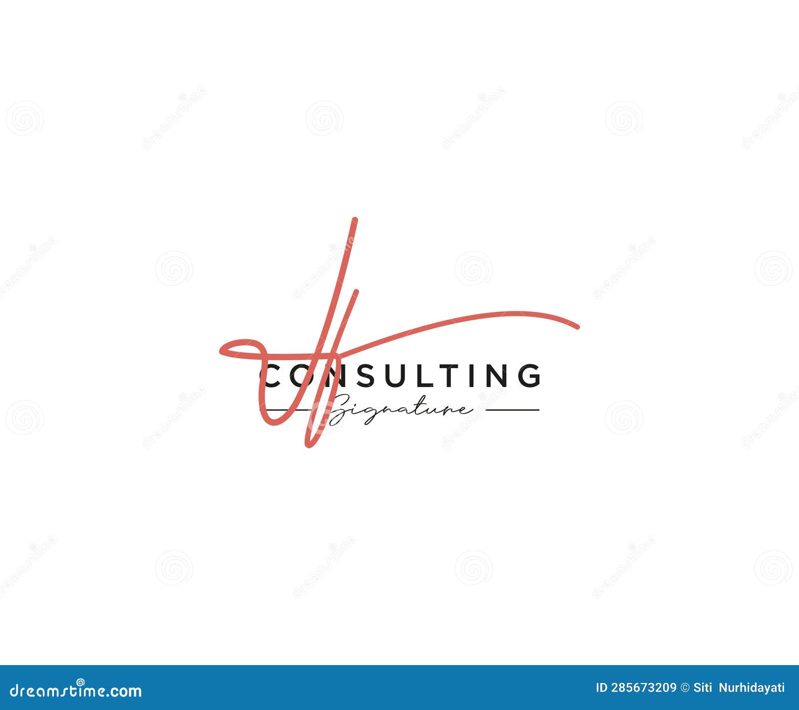 Initial JF Signature Logo Collection Template Vector. Hand Drawn ...