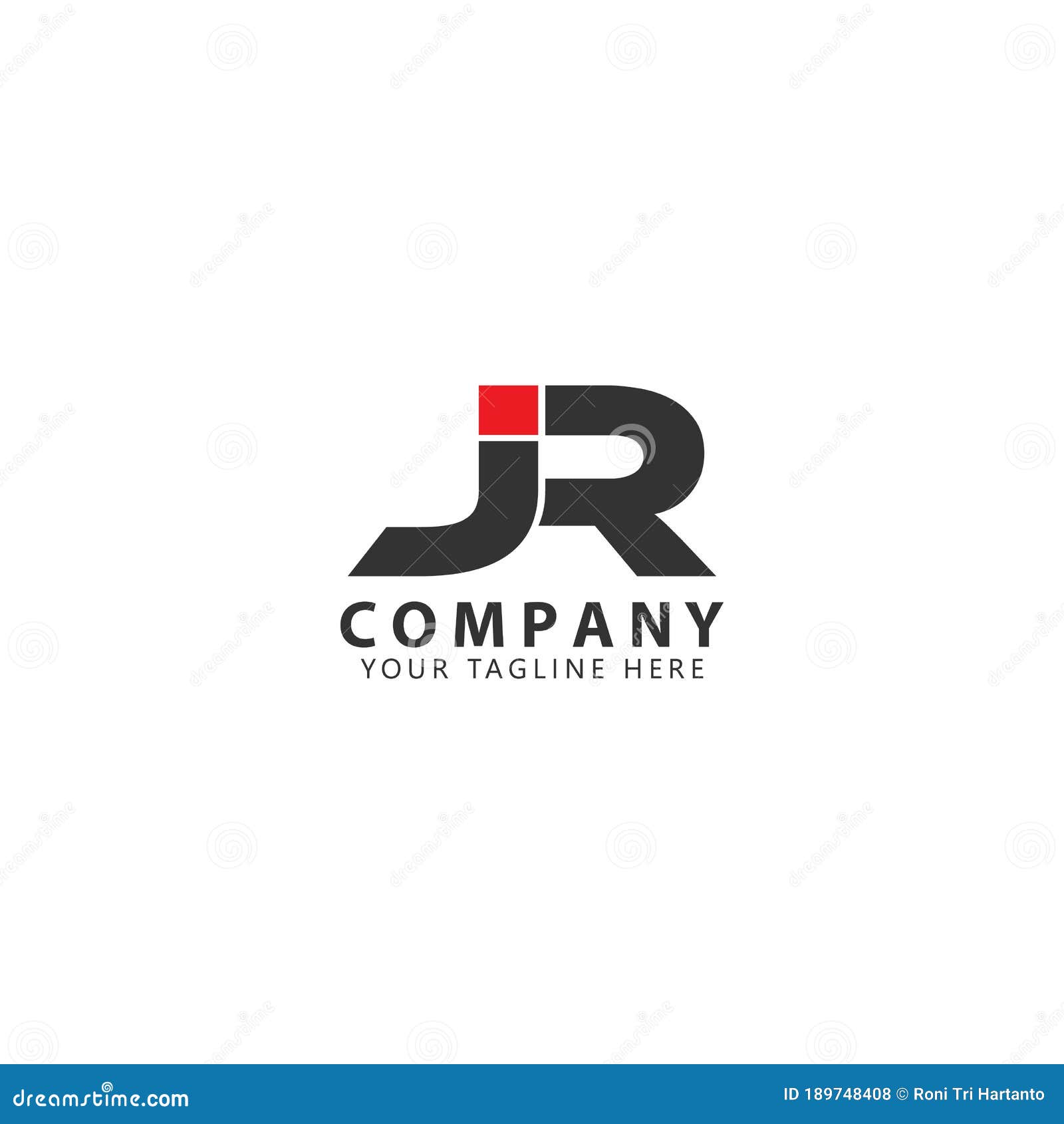 Initial Jr Logo Design Inspiration Stock Vector - Illustration of ...