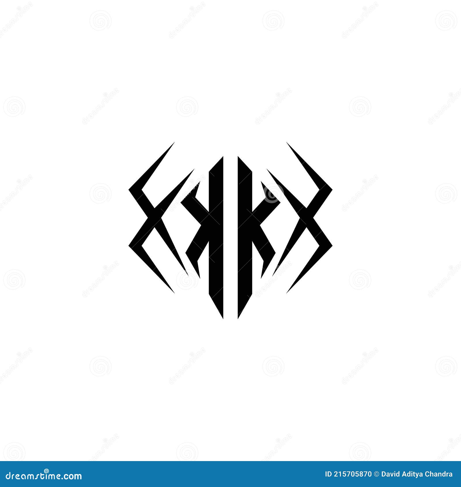 Initial KK Logo Design with Cool Style, Logo Business Branding Stock ...