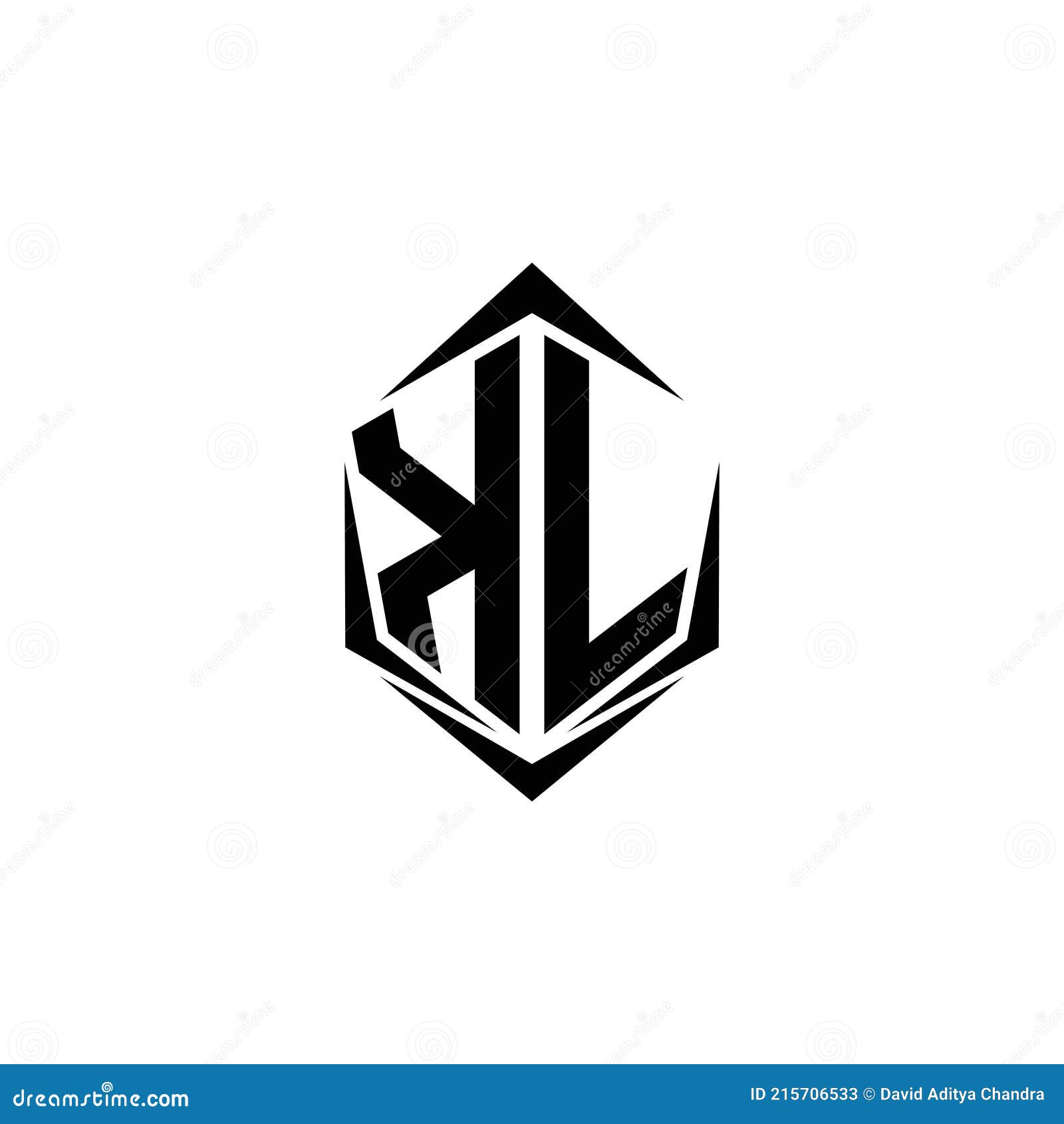 Initial KL Logo Design, Initial KL Logo Design with Shield Style, Logo ...