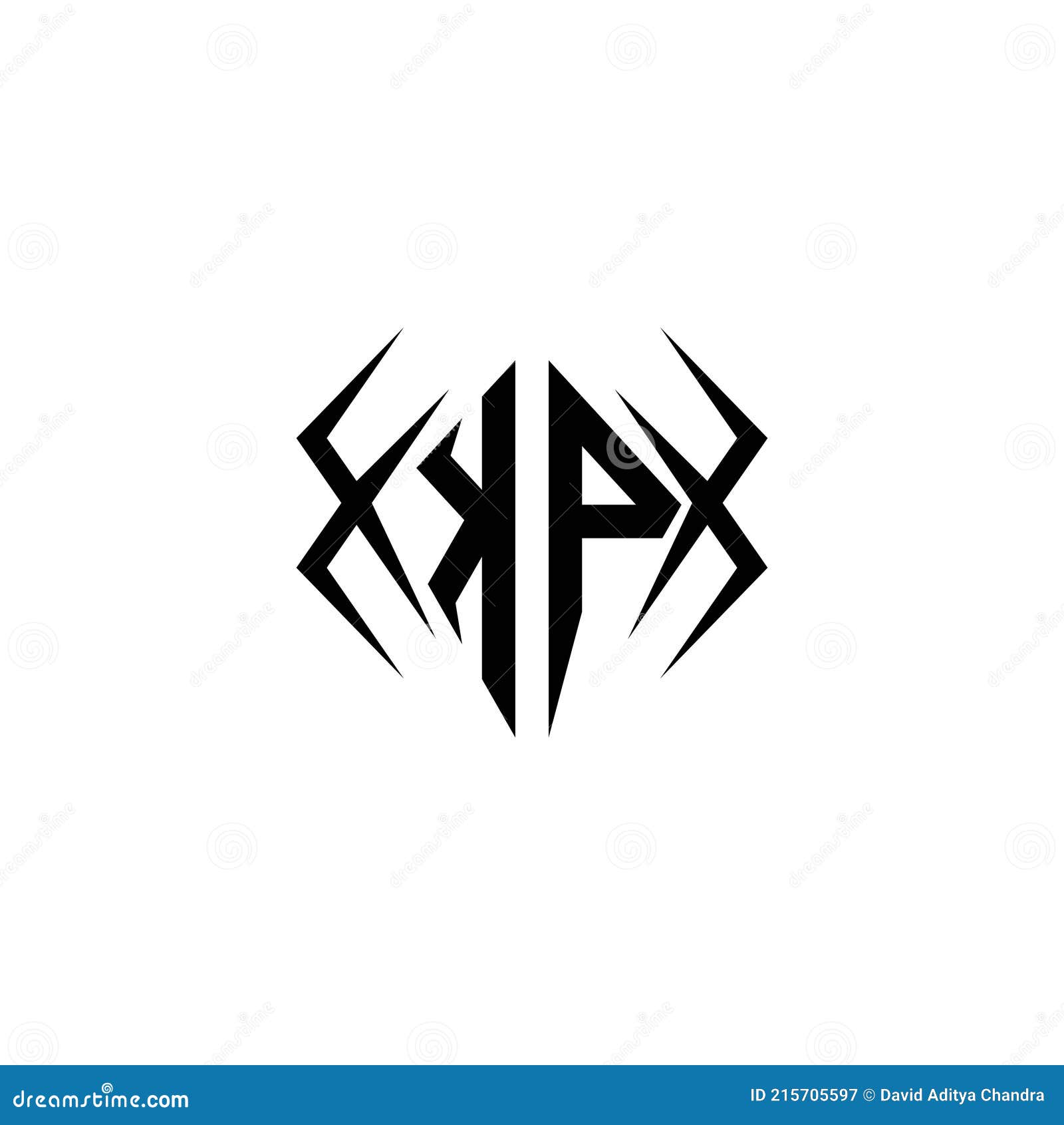 Initial KP Logo Design with Cool Style, Logo Business Branding Stock ...