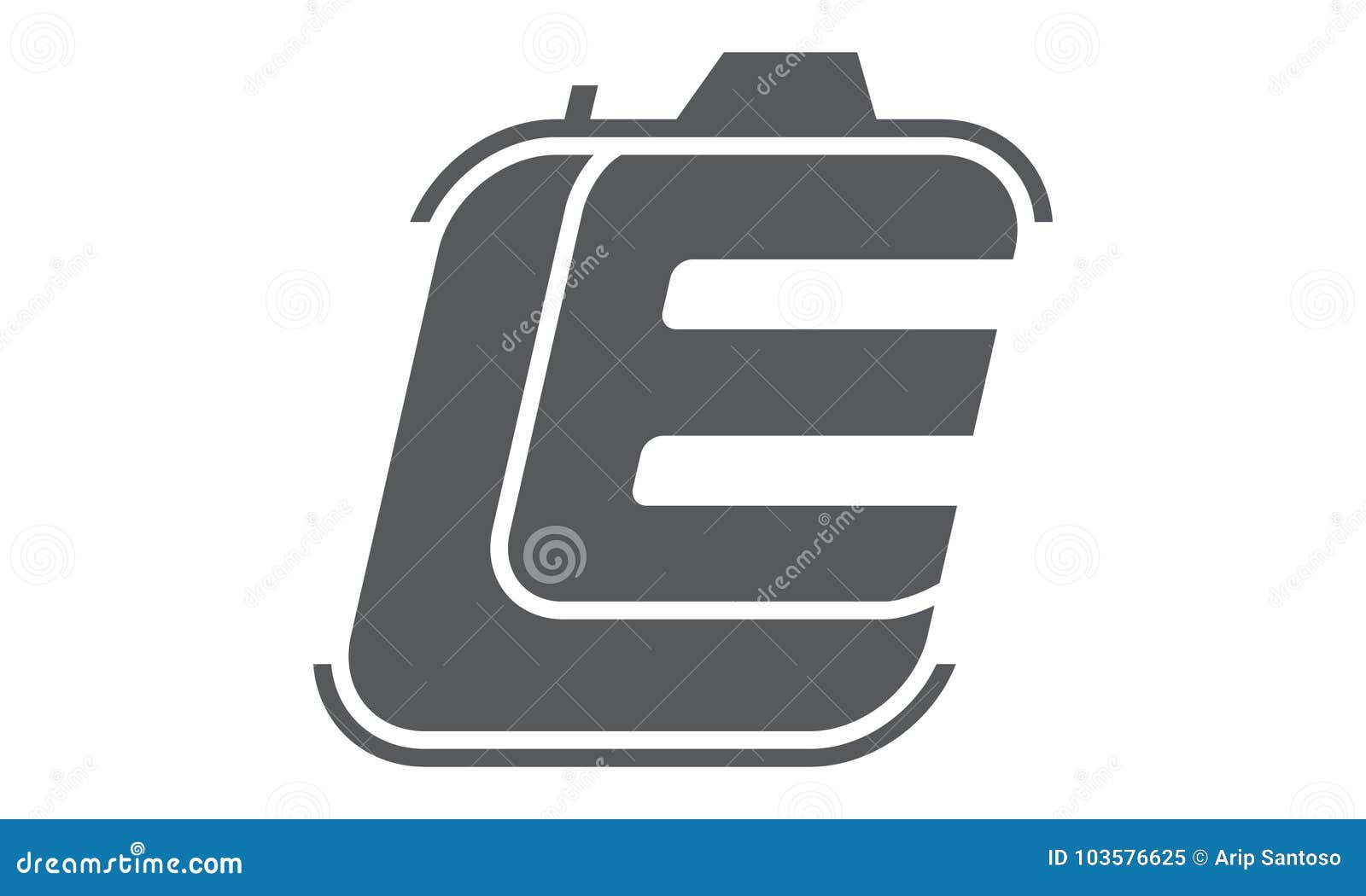 Initial L E Photography Studio Stock Vector - Illustration of company ...