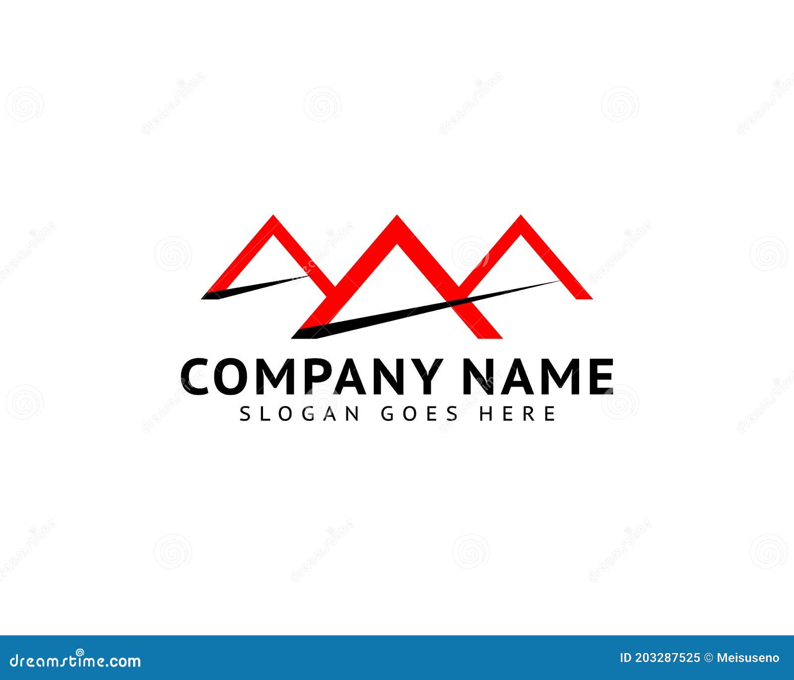 Initial Letter AAA Logo Icon Design Template Stock Vector ...