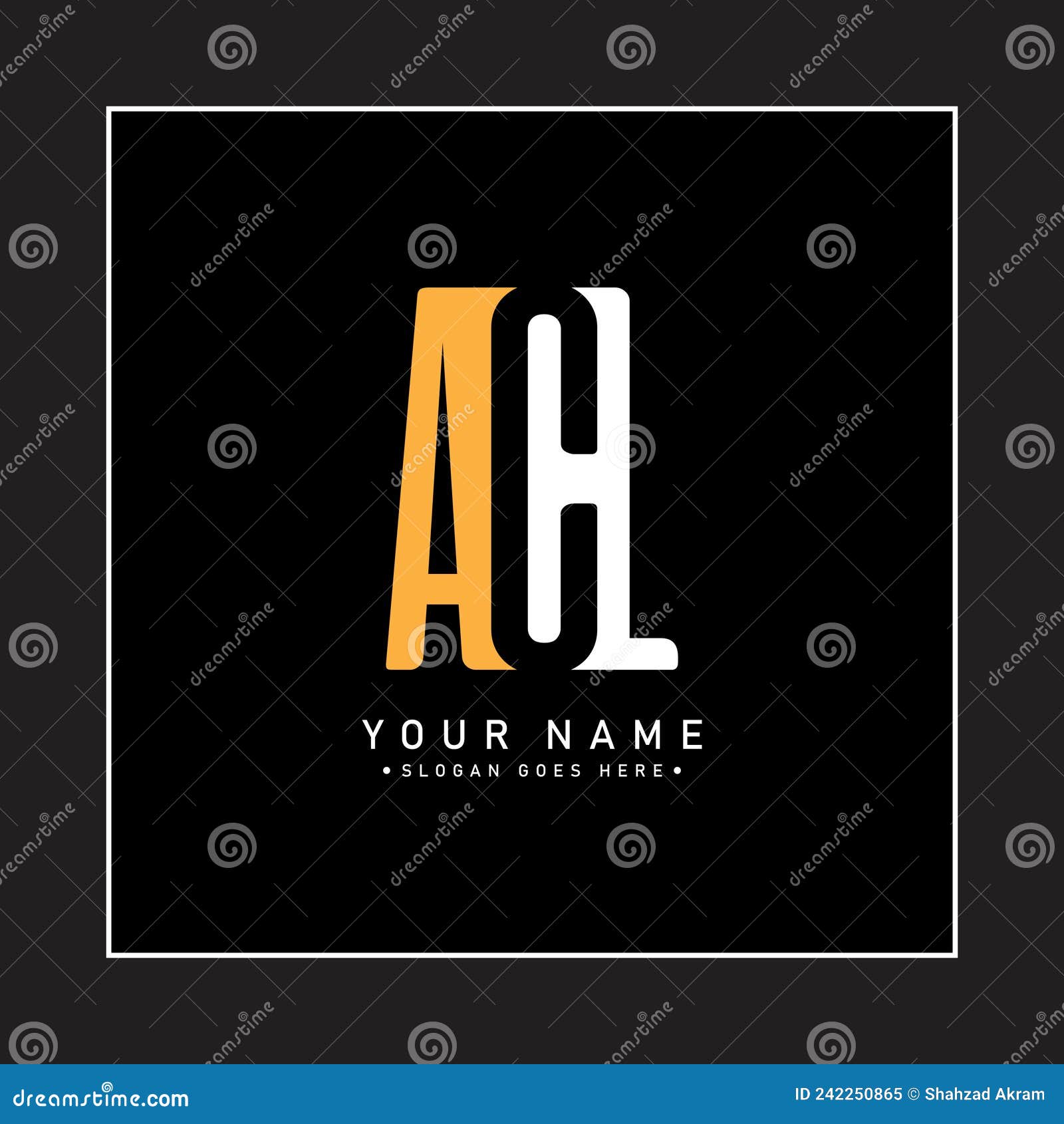 Initial Letter ACL Logo - Simple Monogram Logo for Initials a, C and L ...