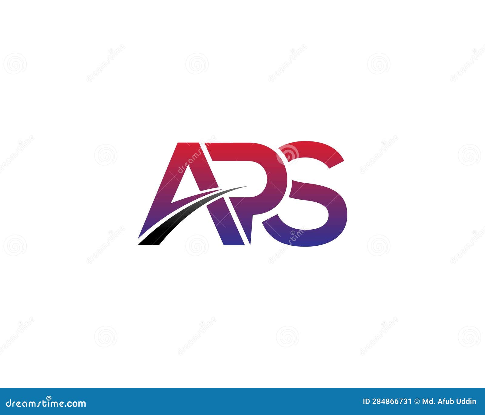 Initial Letter APS Logo Icon. Stock Vector - Illustration of template ...