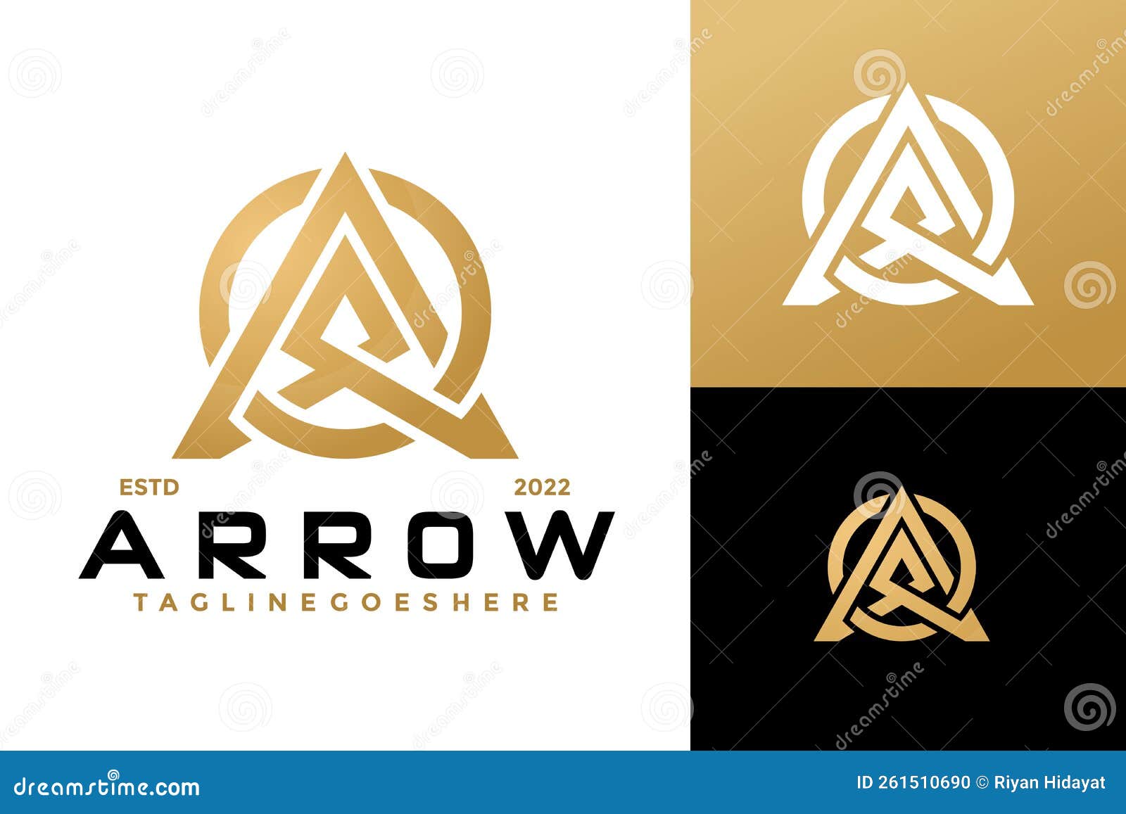 Initial Letter a Arrow Logo Design, Brand Identity Logos Vector, Modern ...