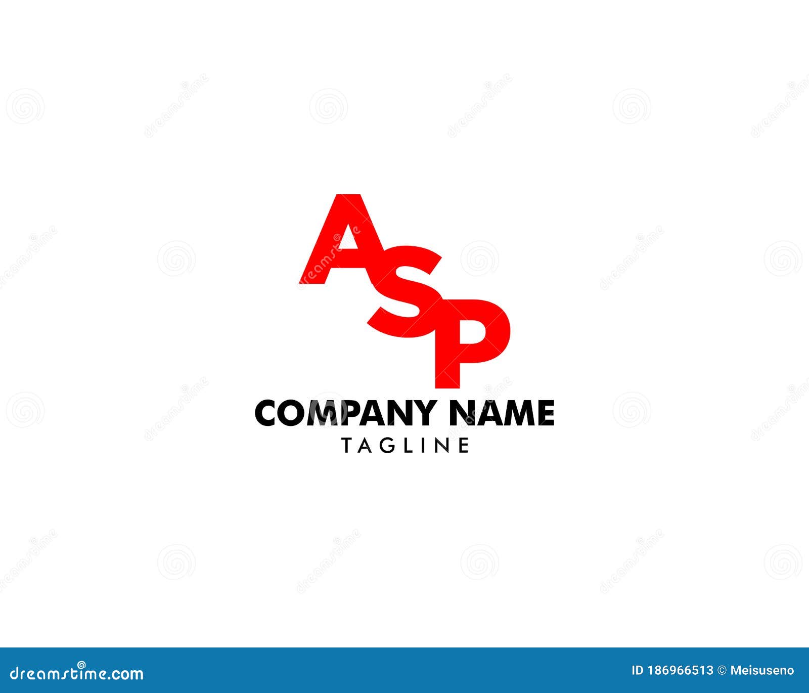 Initial Letter ASP Logo Template Design Stock Vector - Illustration of ...