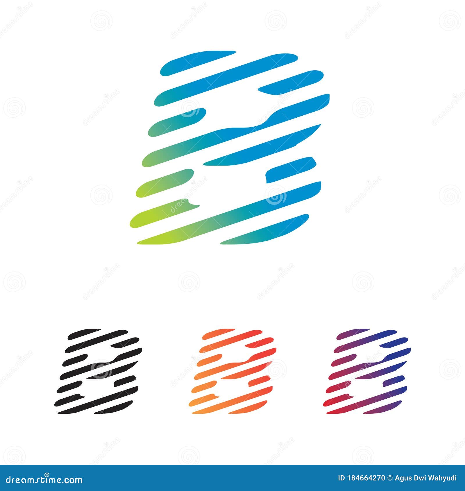 Initial Letter B Capital Logos from Unique, Abstract and Modern Lines ...