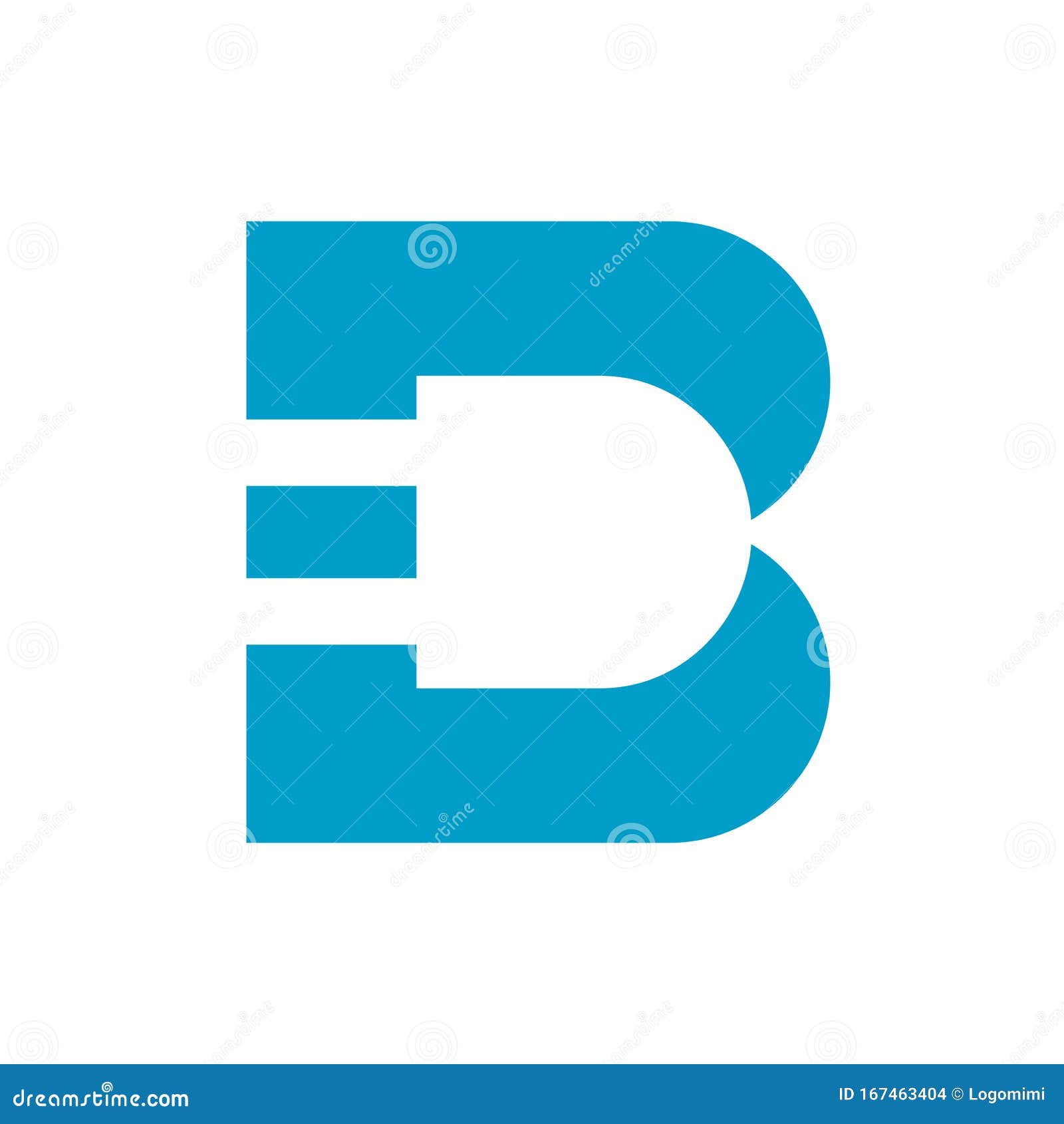 Initial Letter B with Electric Plug Logo Template, Energy Power Icon ...