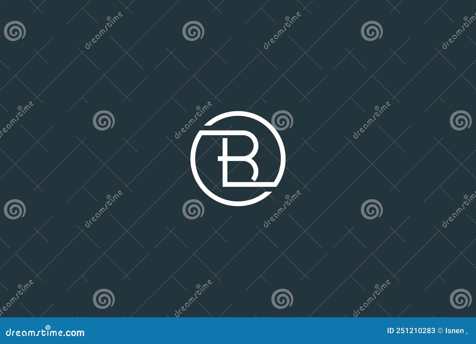 Initial Letter B Logo Design Vector Stock Vector - Illustration of ...